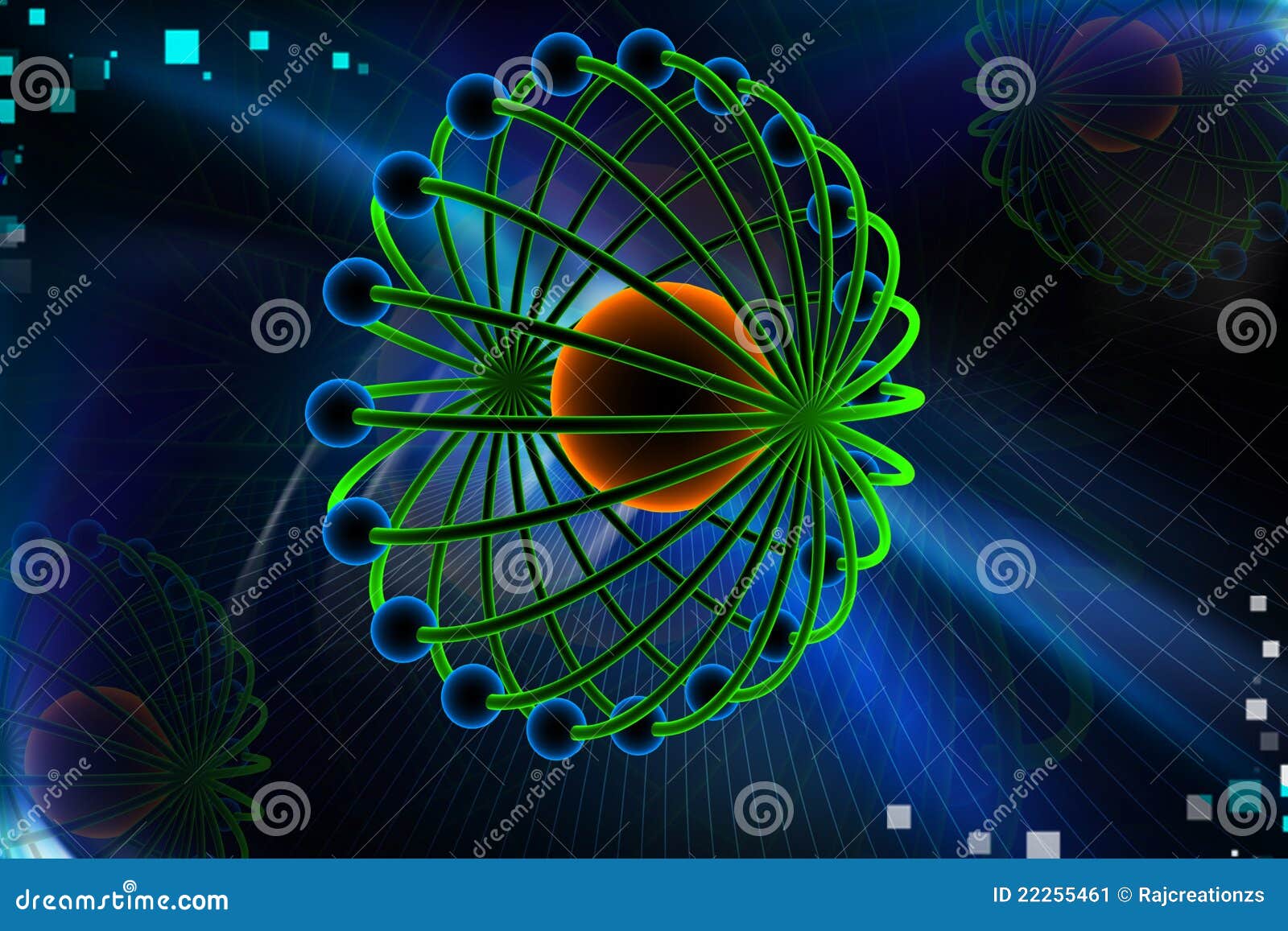 Attom stock illustration. Illustration of backdrop, proton - 22255461