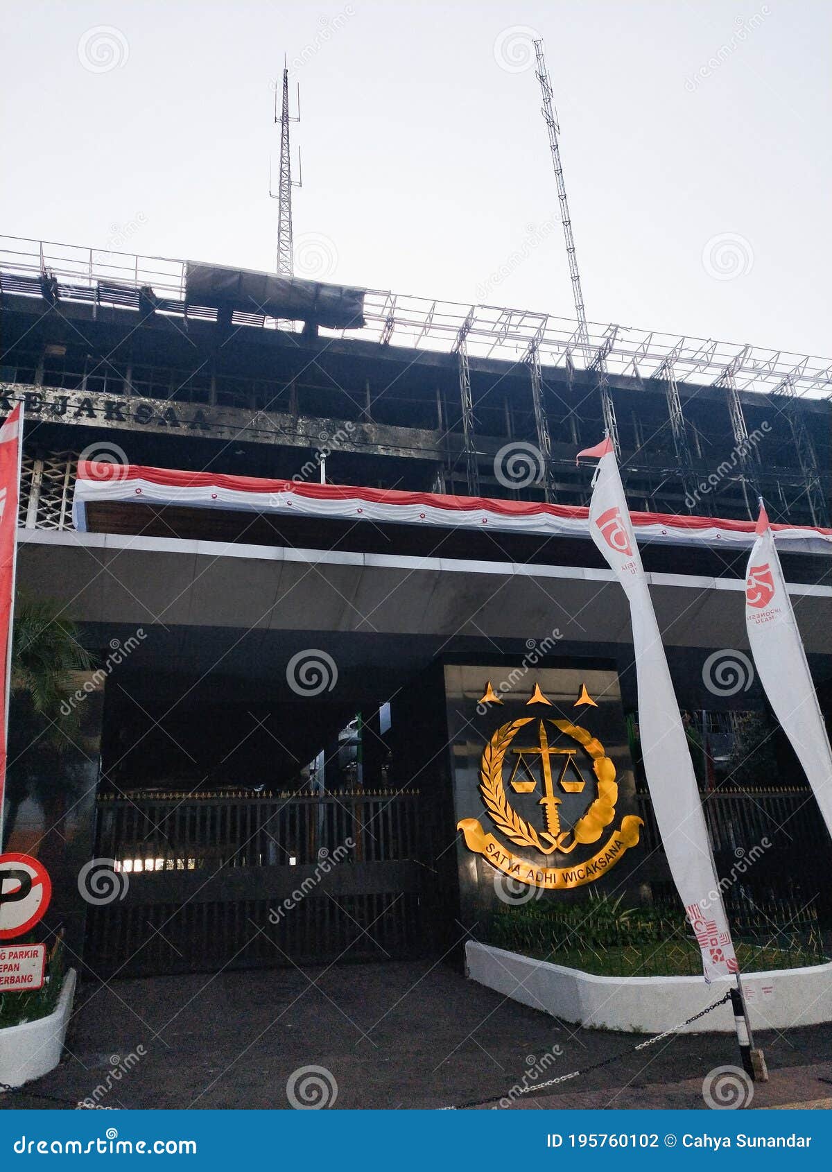 The Attorney General S Building after the Fire Editorial Photography ...