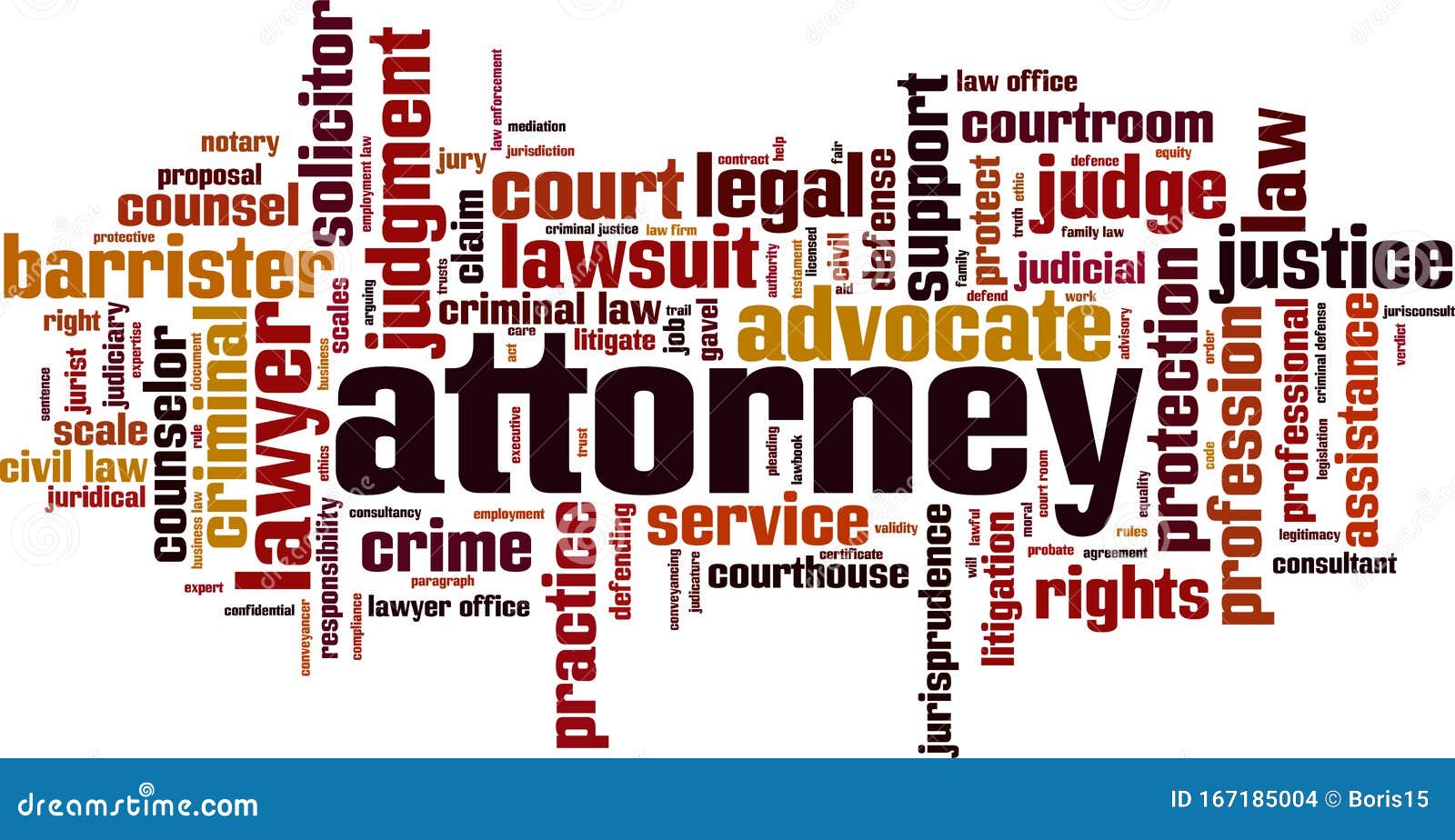 Attorney Word On White Royalty-Free Stock Image | CartoonDealer.com ...