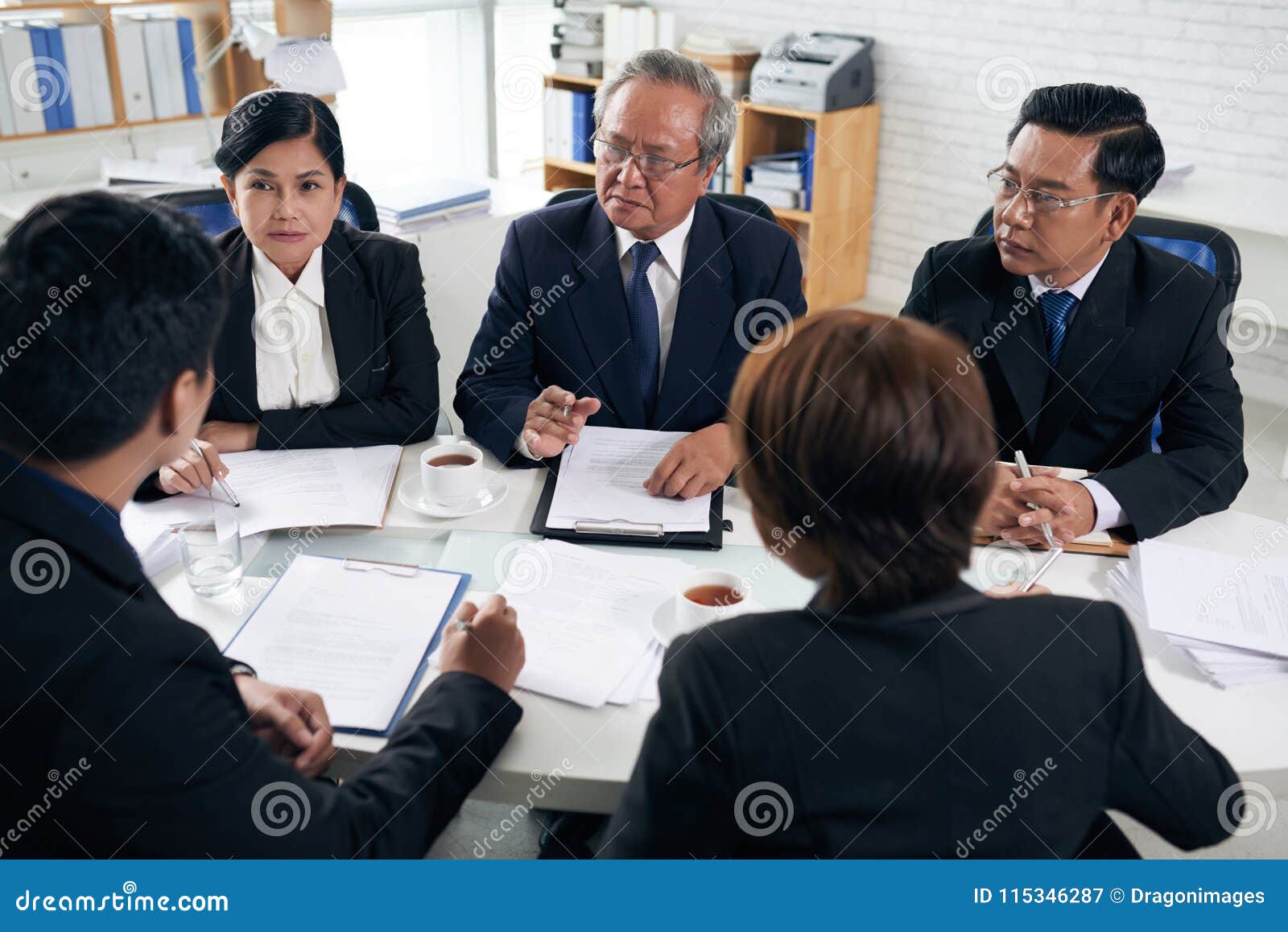 Pre-trial proceeding stock image. Image of legal, senior - 115346287