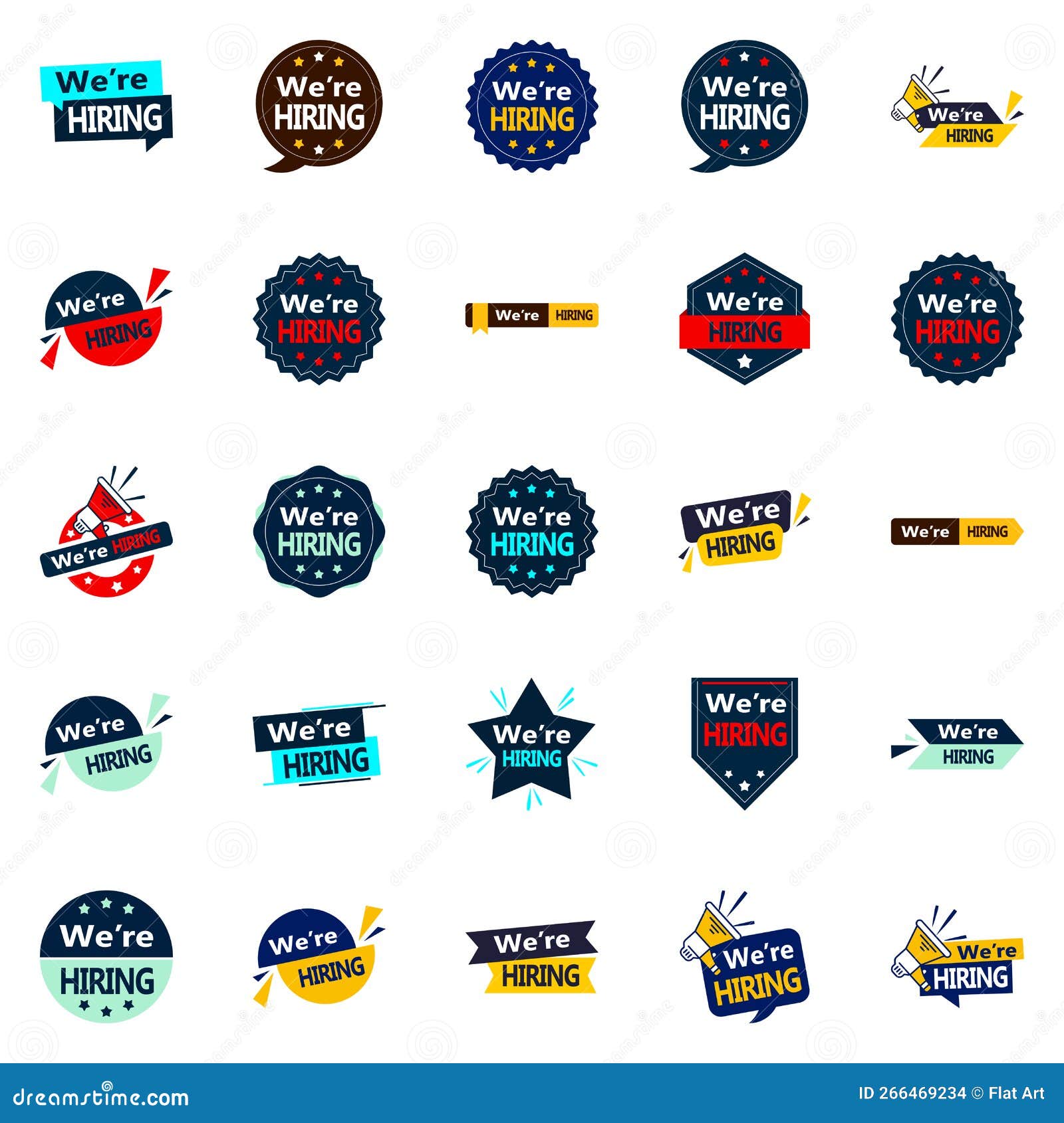 Attract Top Talent with these 25 Professional we Re Hiring Vector ...