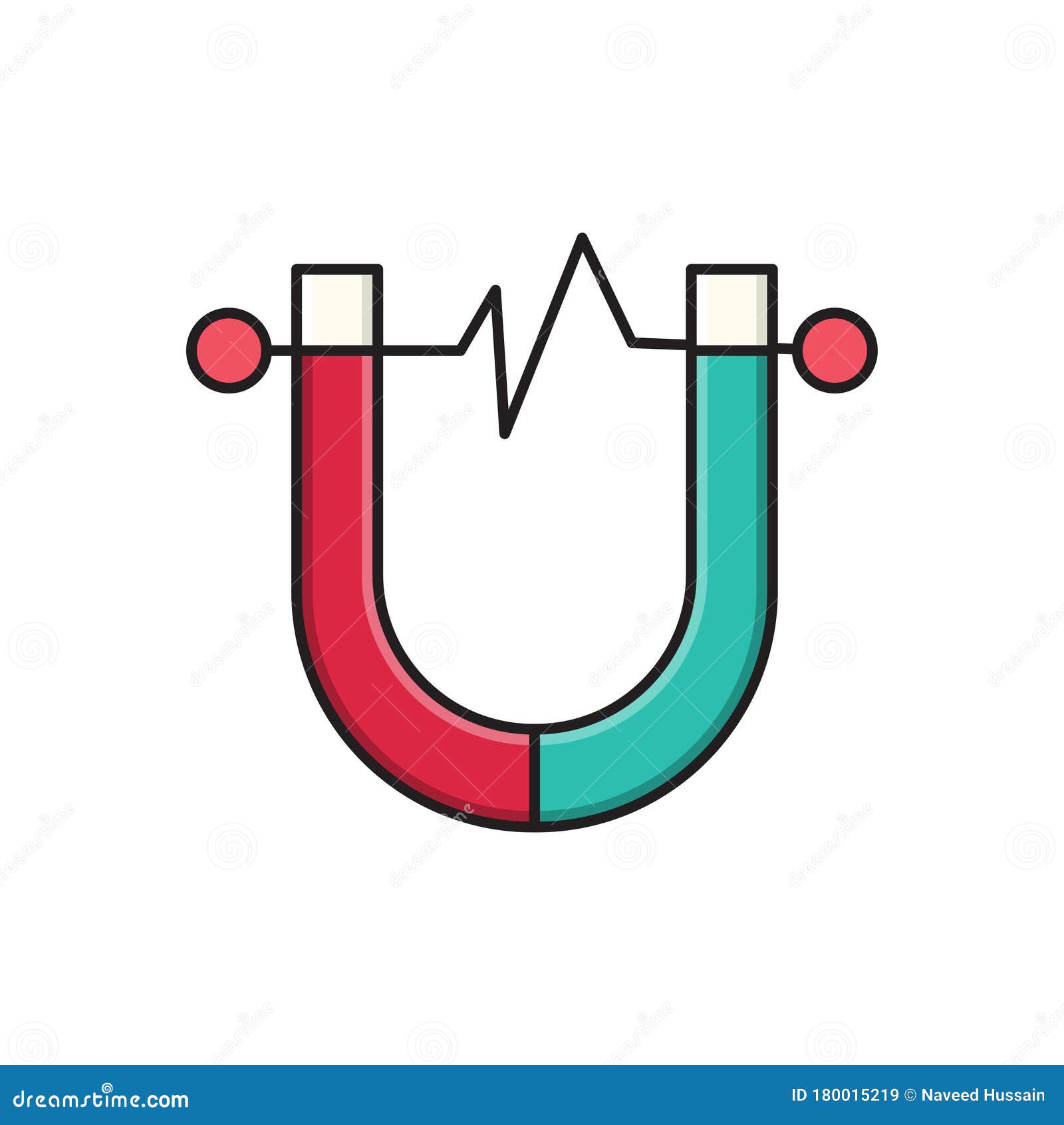 Attract Vector Flat Color Icon Stock Illustration - Illustration of ...