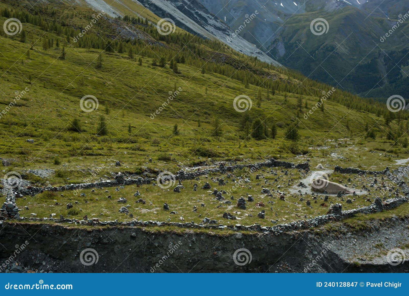 The Attraction of Altai is the Stone City Stock Image - Image of ...