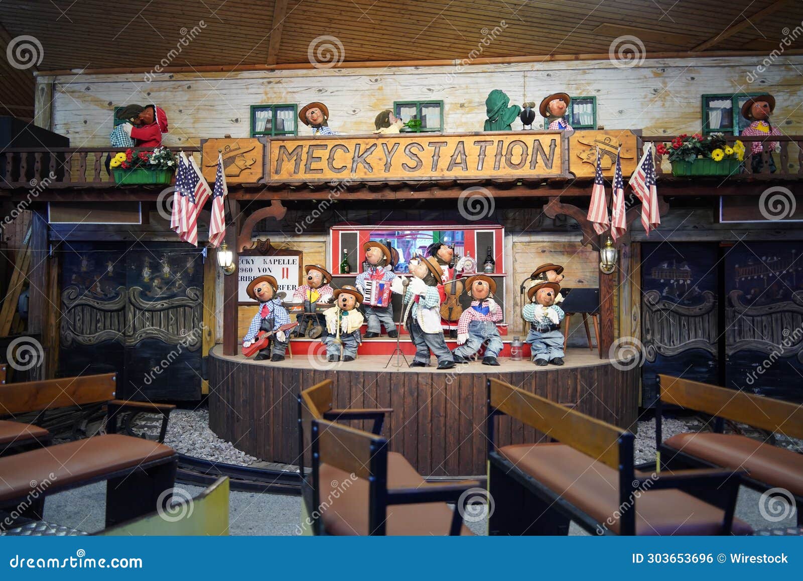 Attraction Interior of the Prater Amusement Park in Vienna, Austria ...