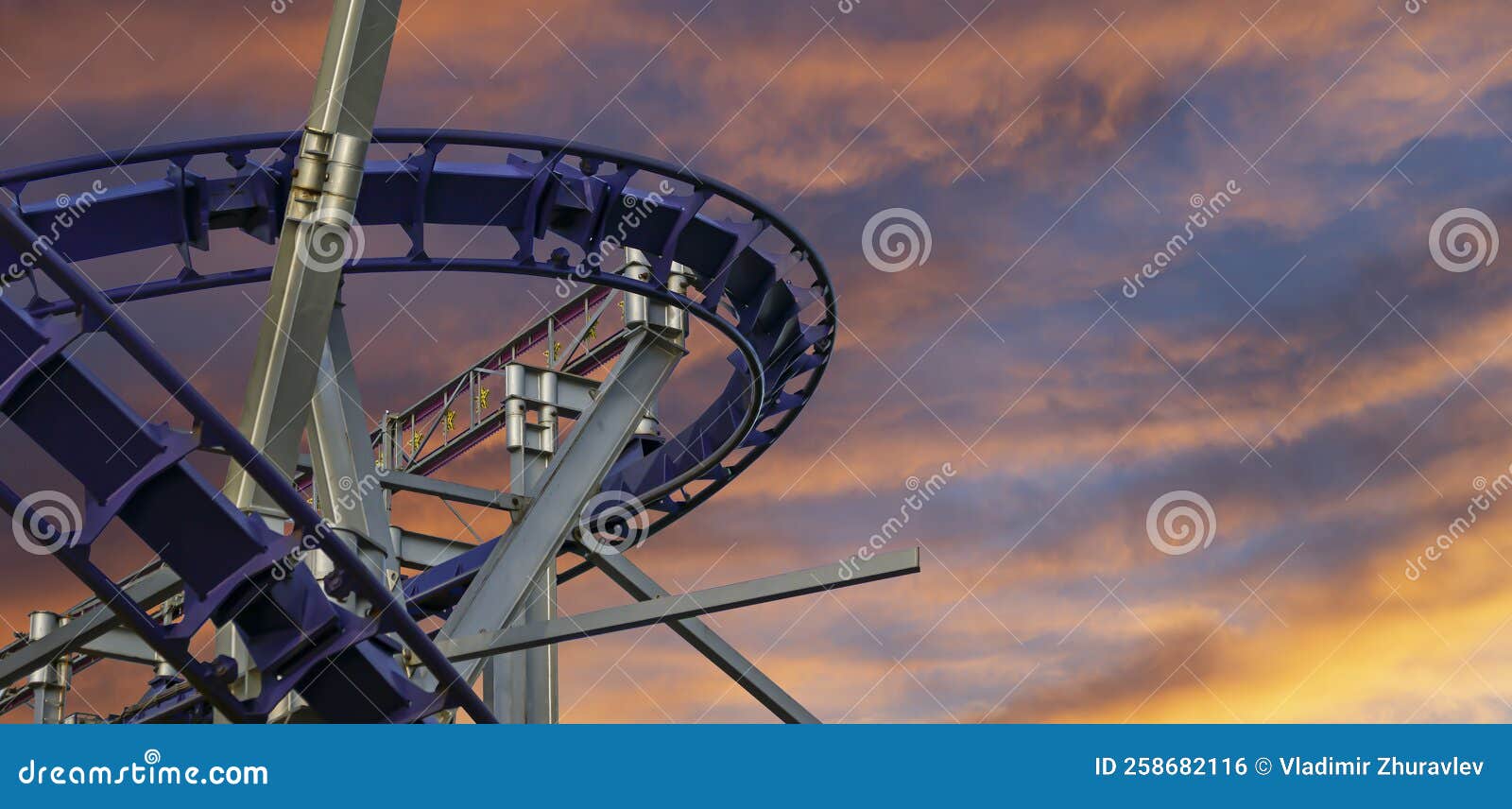 Attraction Carousel Ferris Wheel Stock Photo - Image of amusement ...