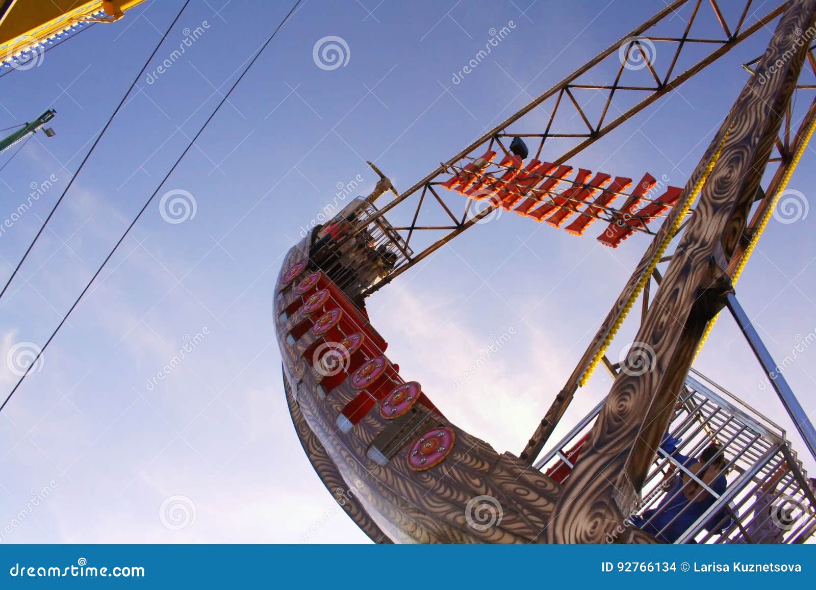 The Attraction is a Swing-boat Editorial Stock Image - Image of park ...