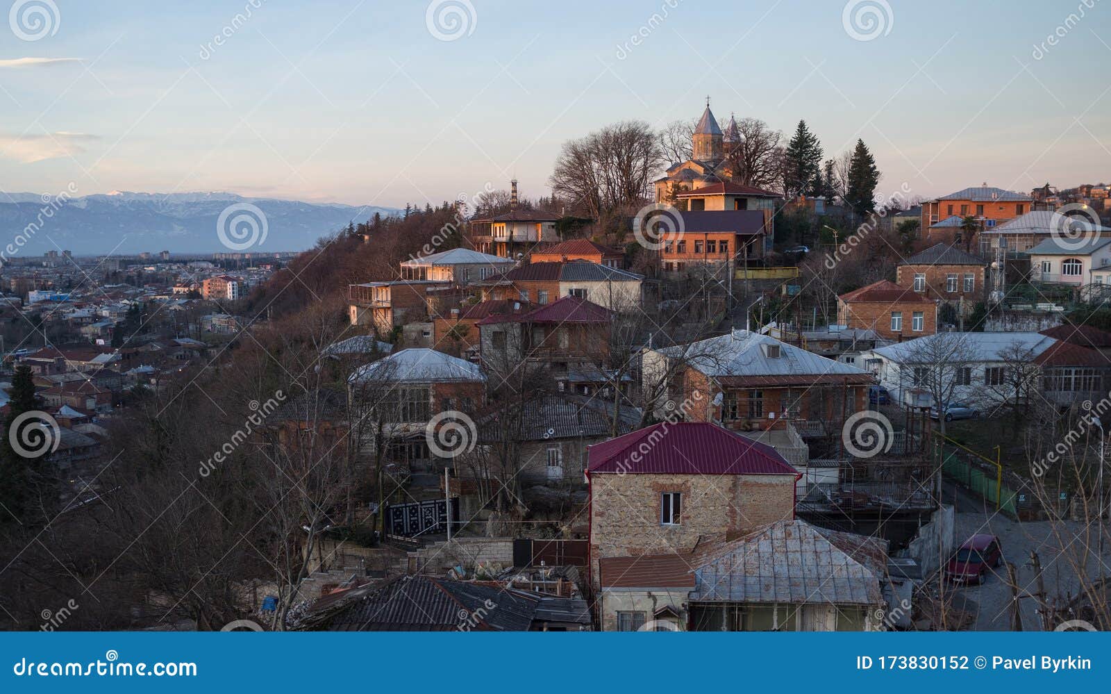 Attractions of Kutaisi stock photo. Image of houses - 173830152