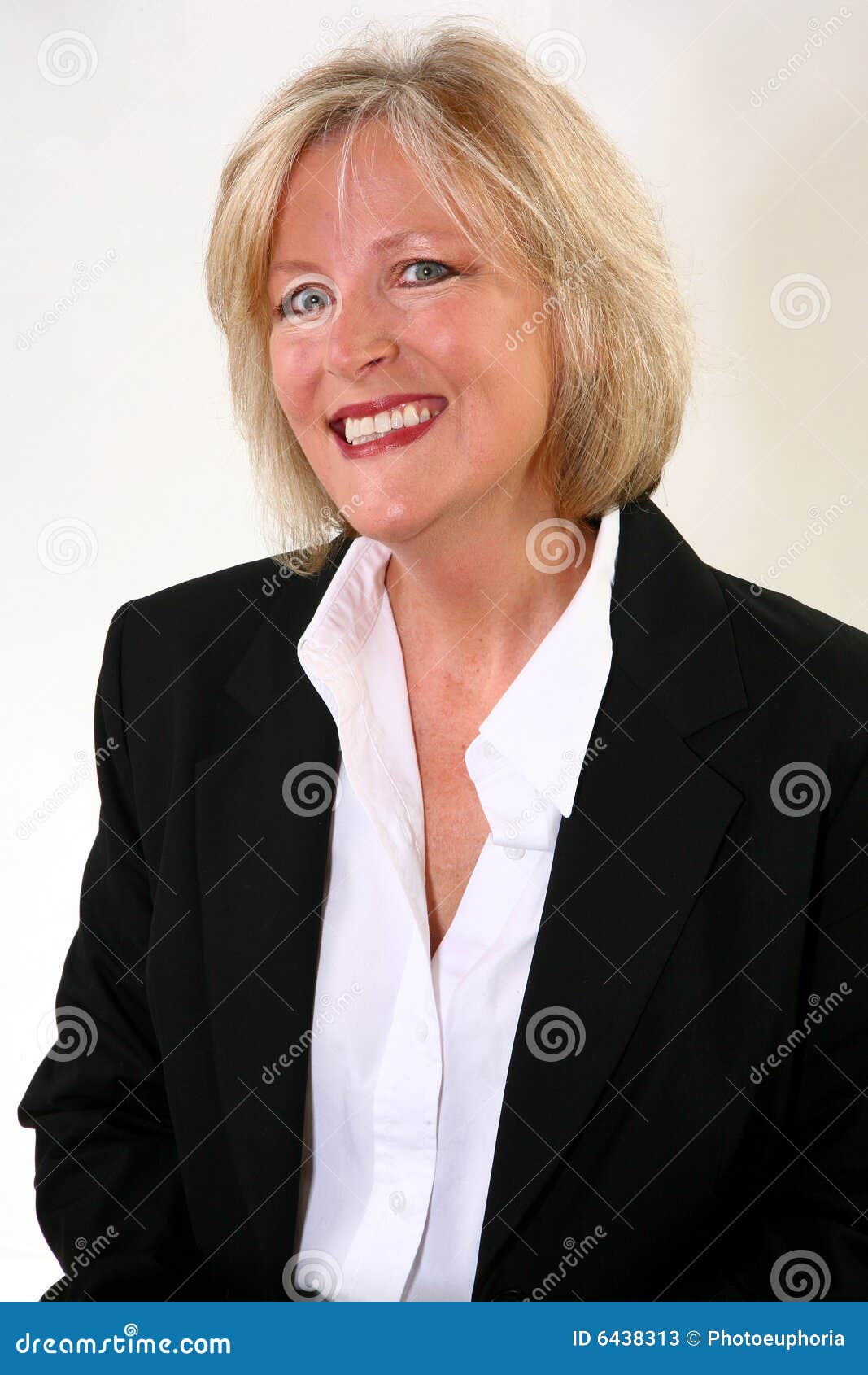 Attractive 40 Something in Suit Stock Image - Image of blonde, female ...