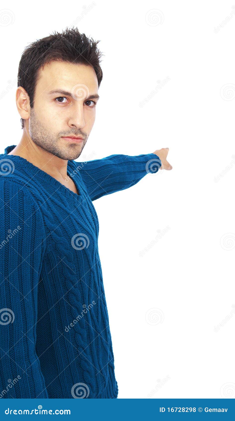 Attractive Adult on White Background Stock Photo - Image of smile ...