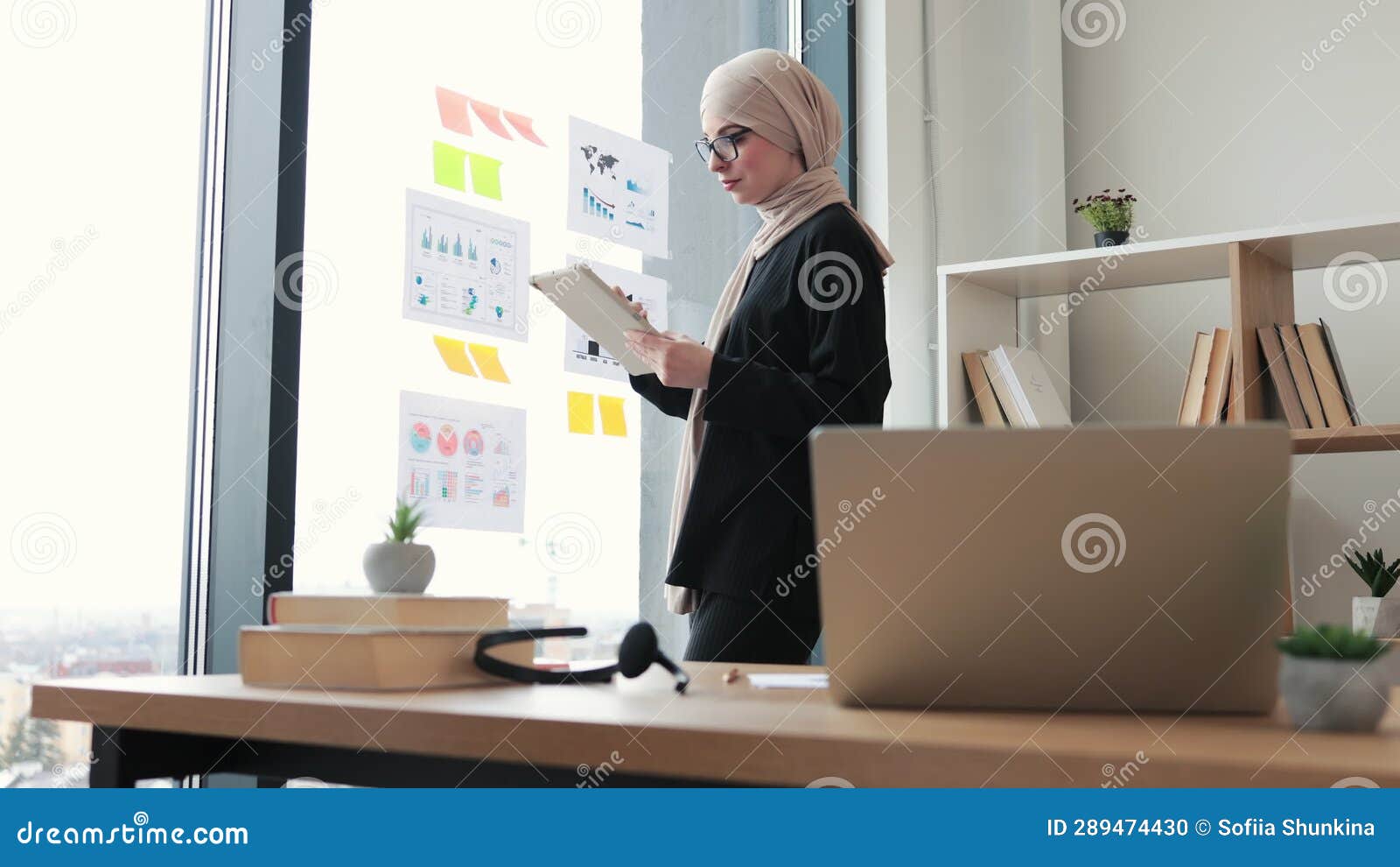 Data Analyst Matching Data from Smart Device with Report Stock Footage ...