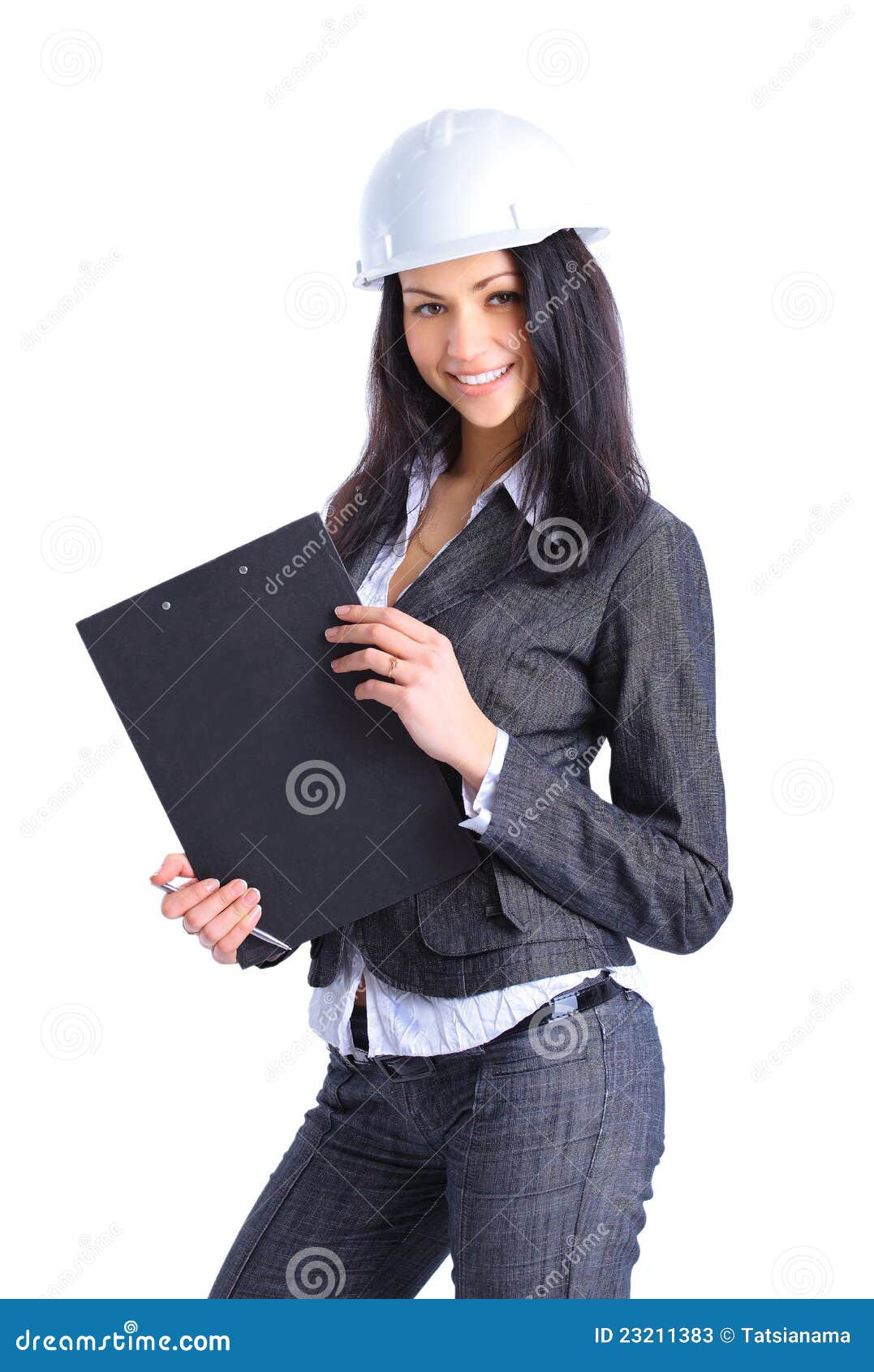 Attractive Architect Girl With Hard Hat Stock Photos - Image: 23211383 Attractive Architect Girl With Hard Hat Stock Photos - Image: 23211383