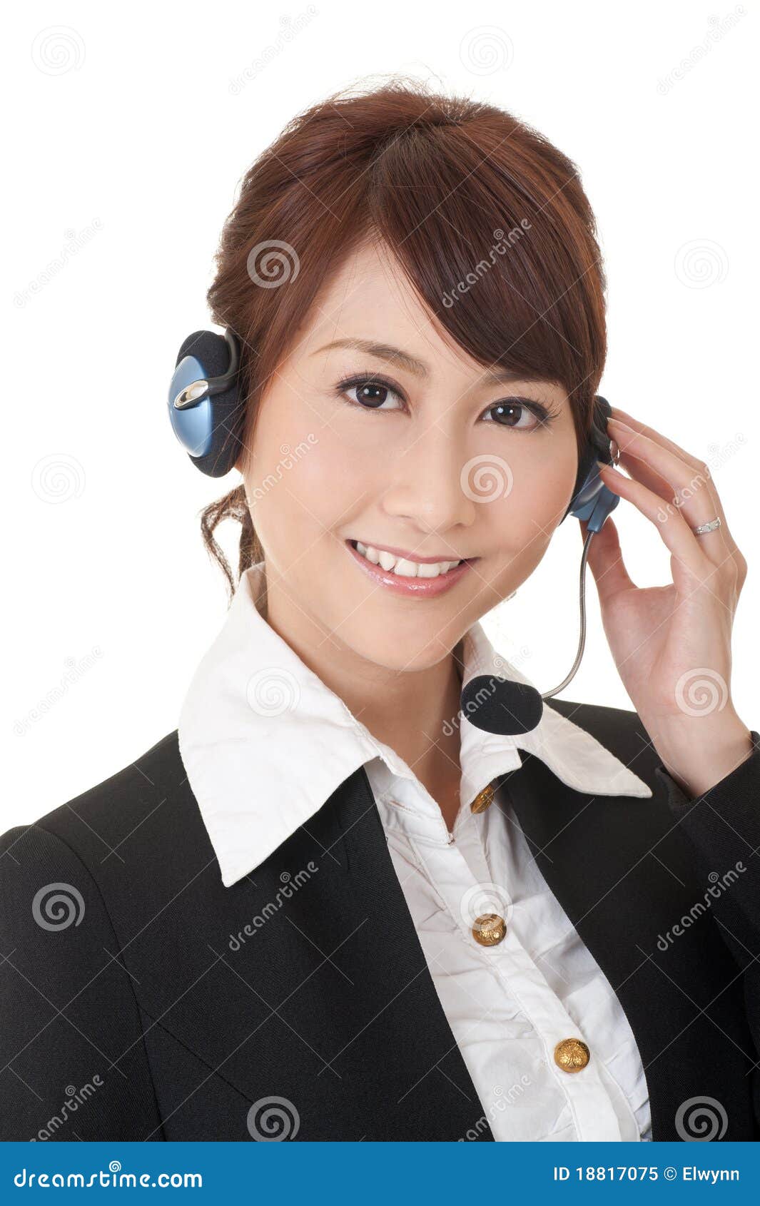 Attractive Asian Business Secretary Stock Image - Image of consultation ...