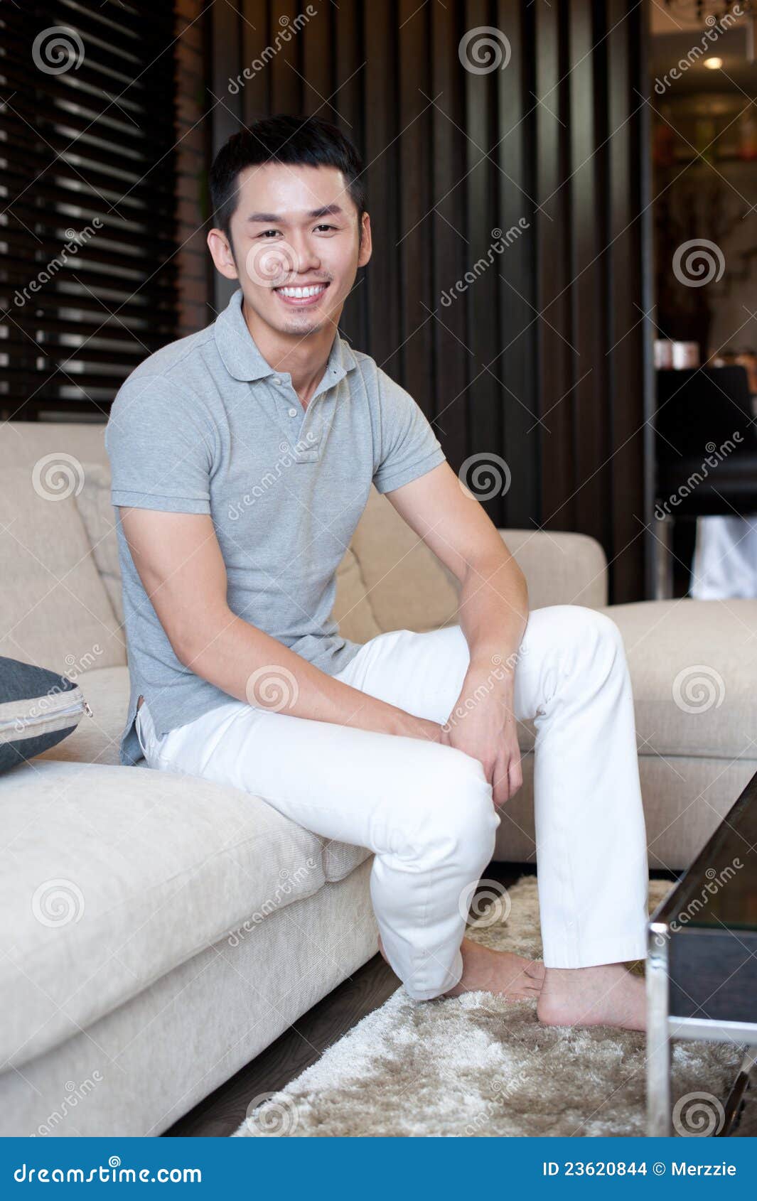 Attractive Asian Man stock photo. Image of single, attractive - 23620844