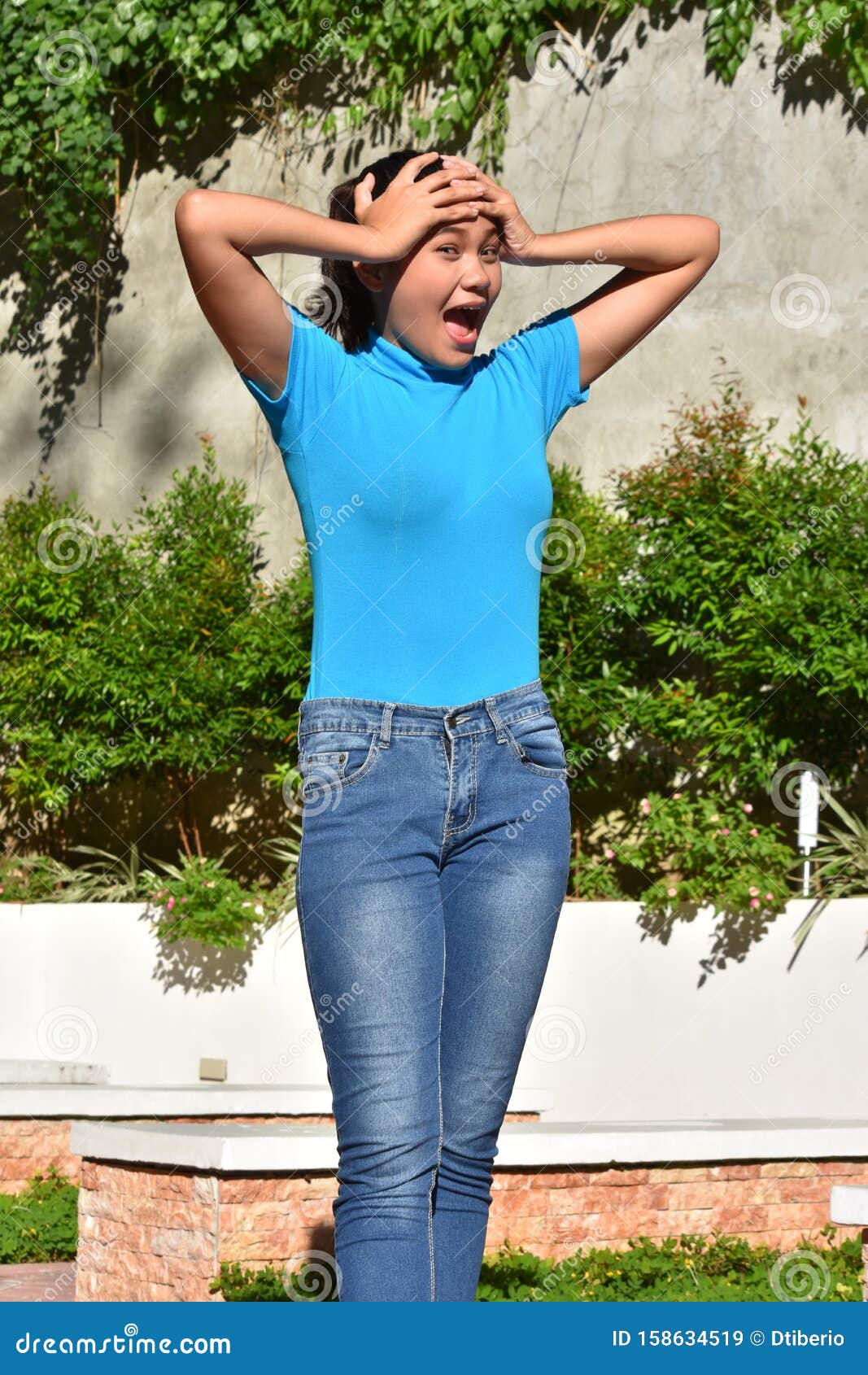 A Beautiful Female Memory Problems Stock Image - Image of information ...