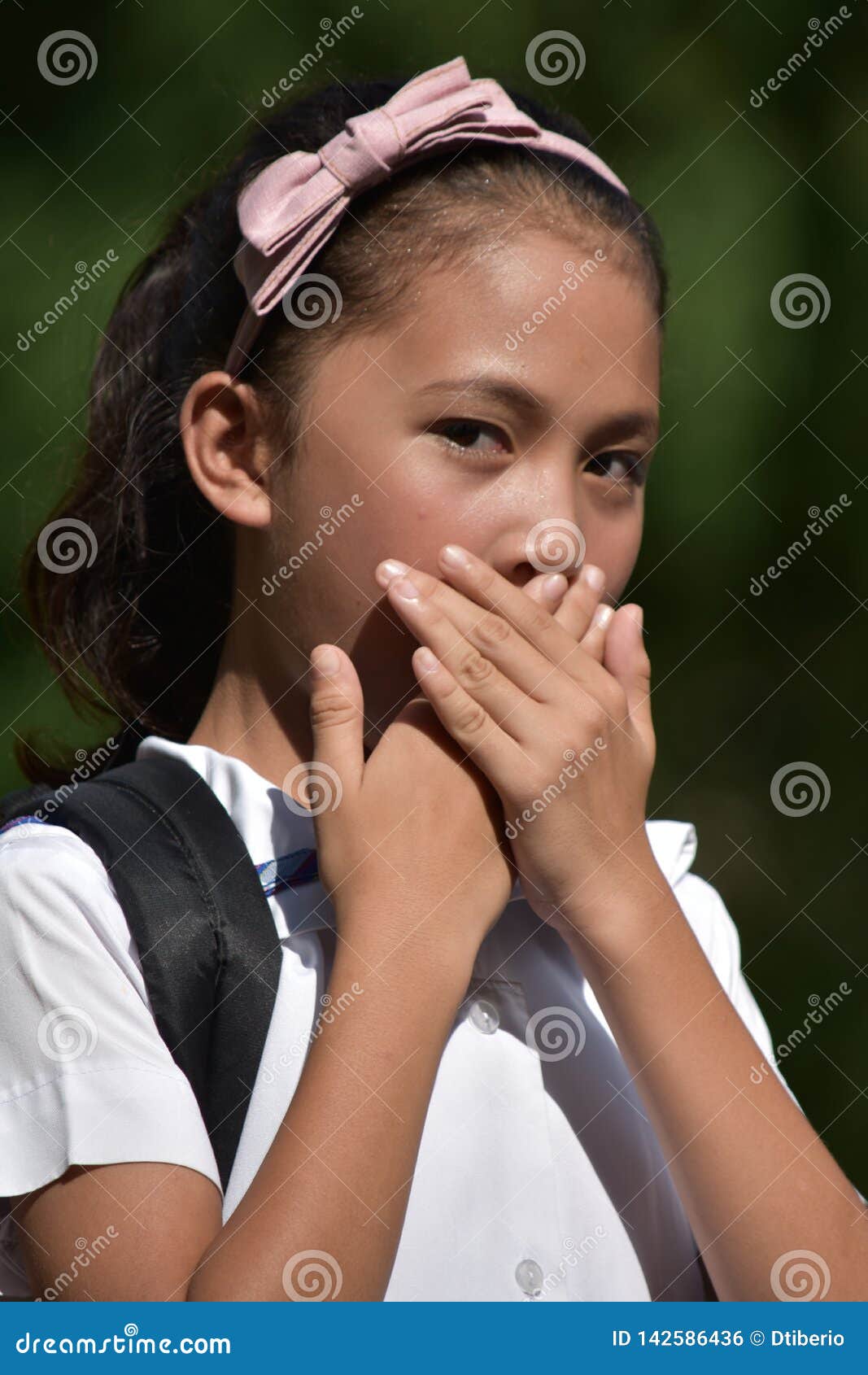 A Quiet Female Student stock photo. Image of pupil, females - 142586436