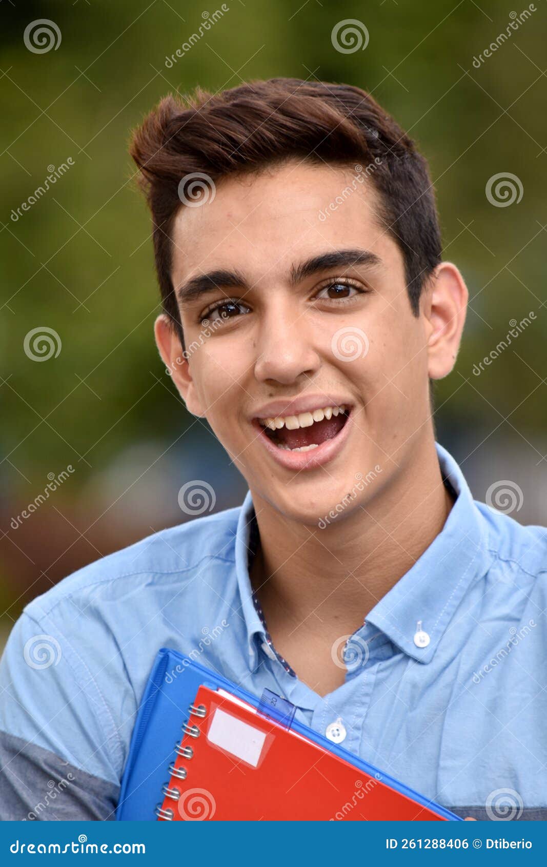 A Handsome Boy Student Laughing Stock Photo - Image of happy, good ...
