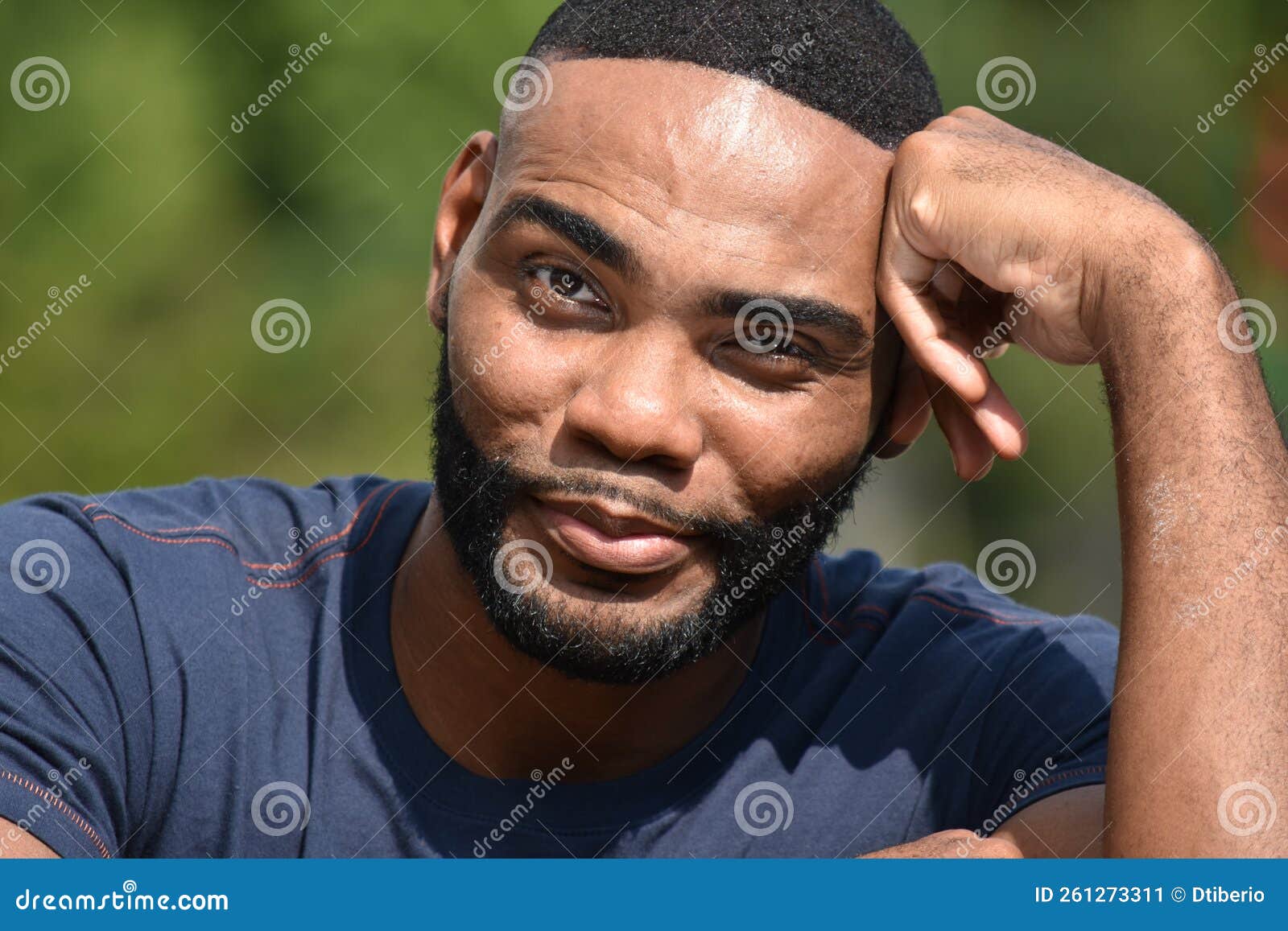 A Male and Boredom stock image. Image of male, african - 261273311