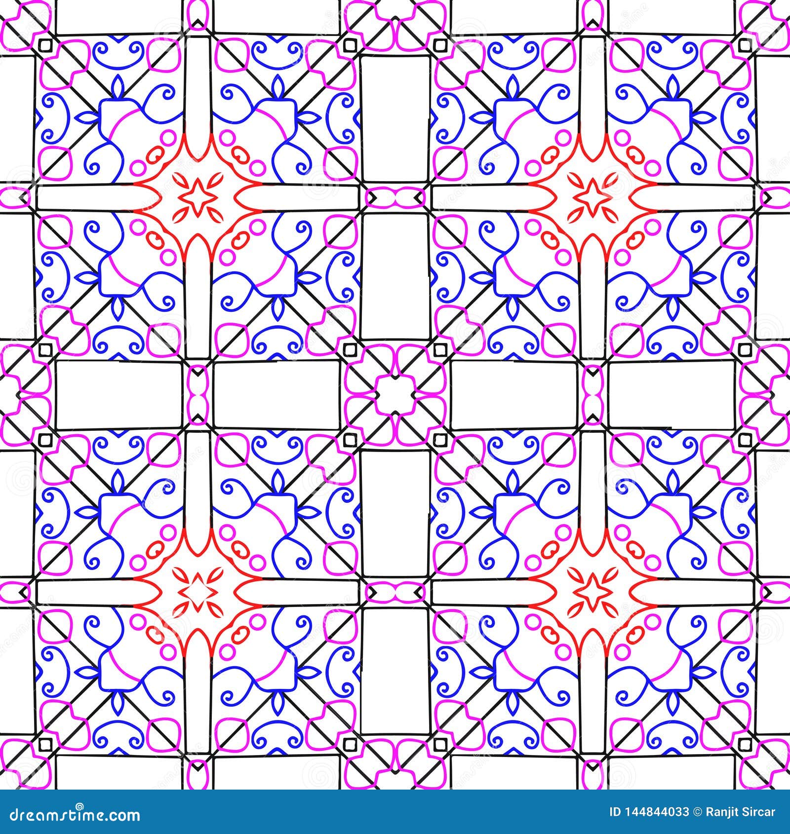 Attractive Awesome Nice Pattern Digital Design Art 30th Stock Vector ...