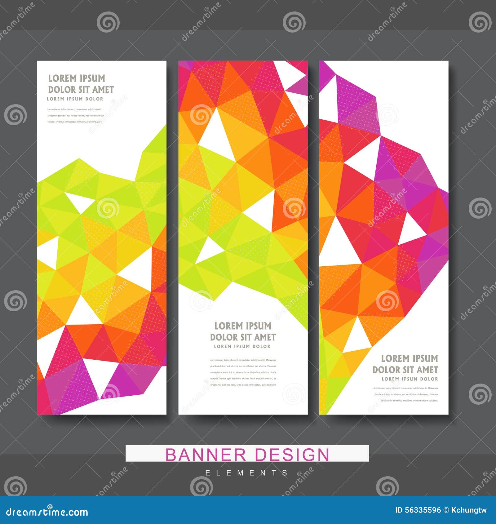 Attractive Banner Template Design Stock Vector - Illustration of bright ...