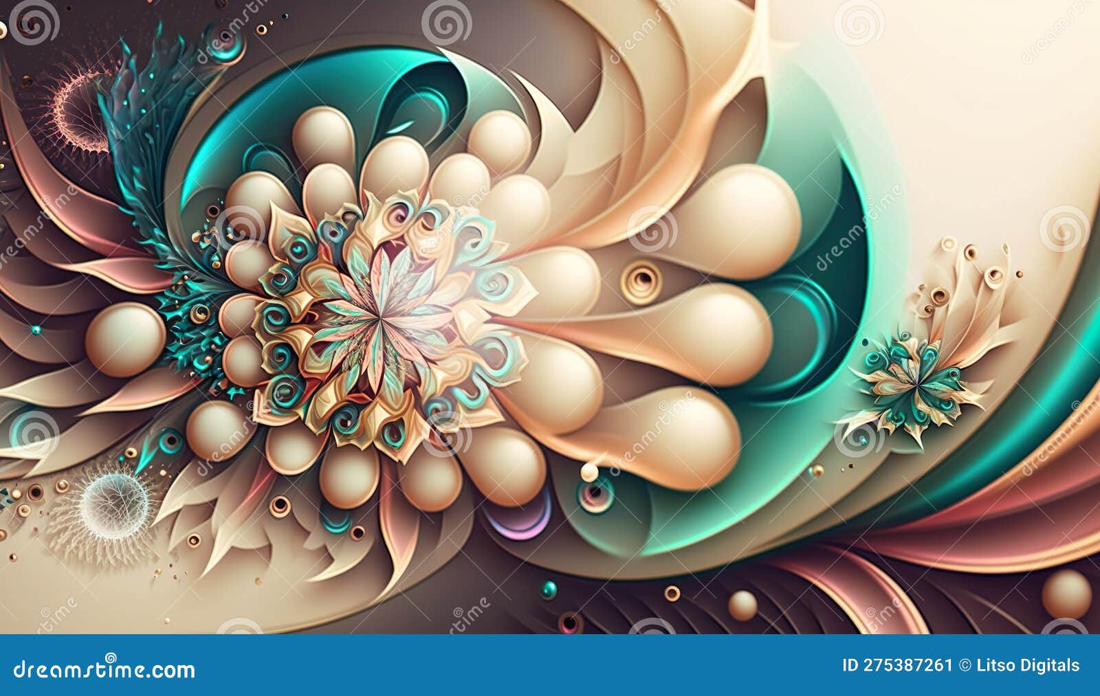 Attractive and Beautiful Abstract Background Image AI-Generated ...