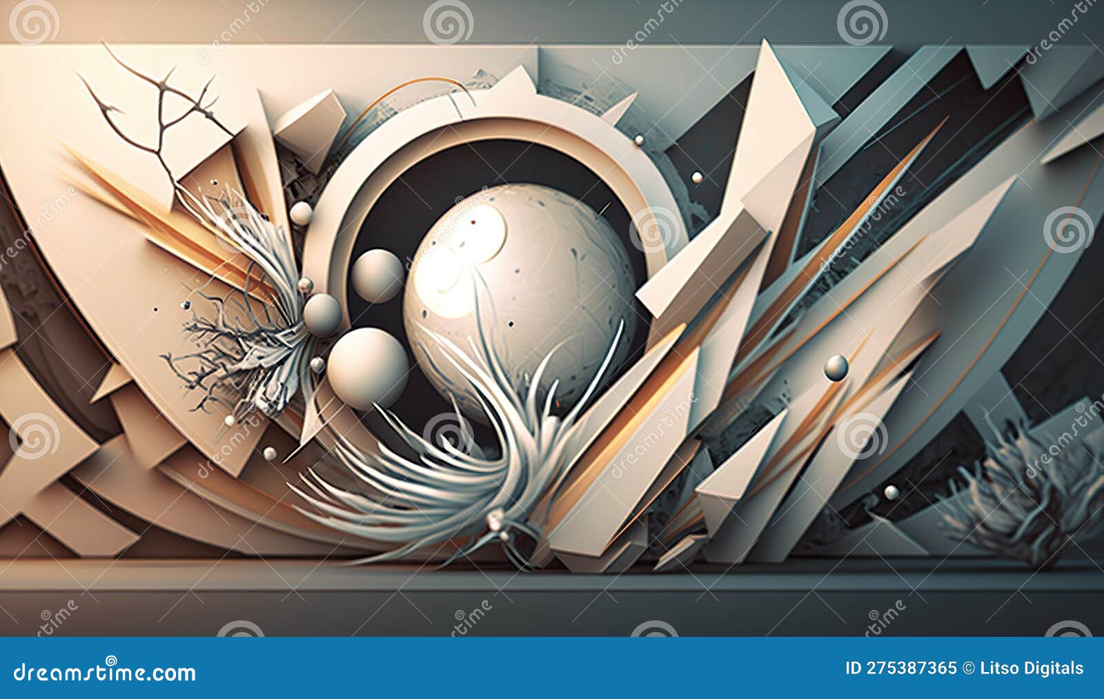 Attractive and Beautiful Abstract Background Image AI-Generated ...