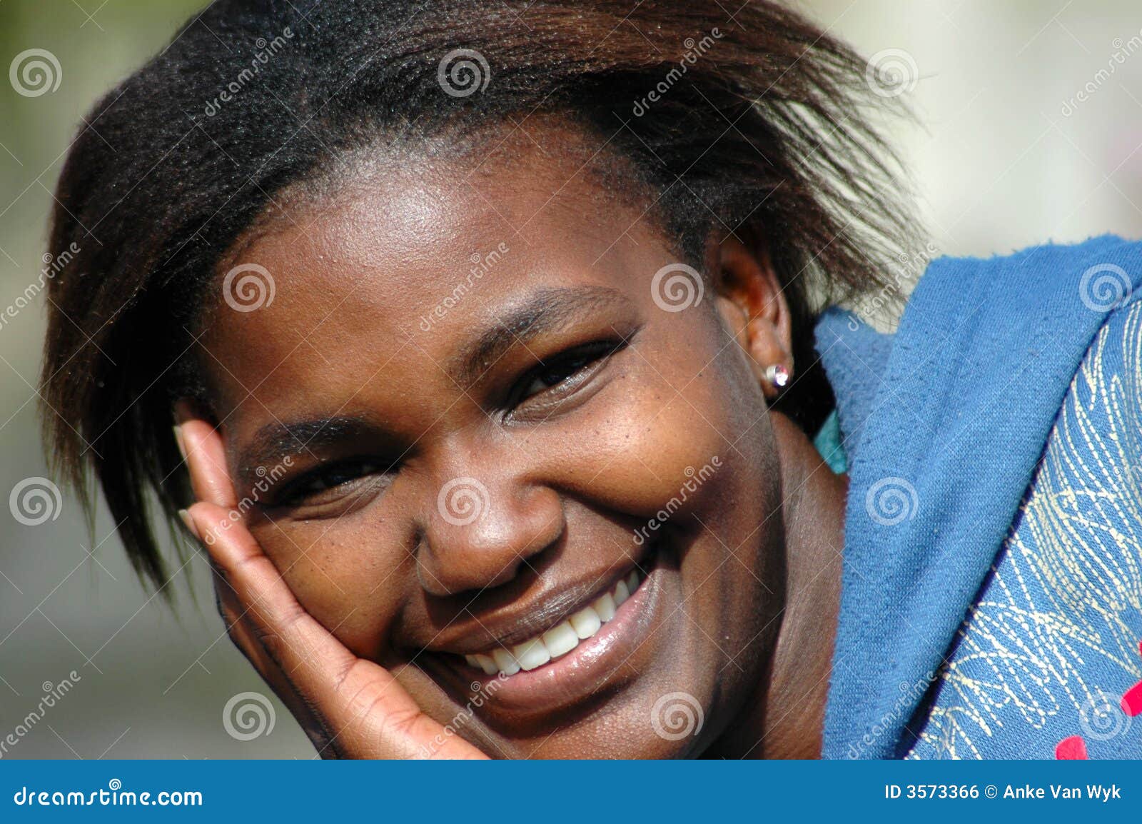 Attractive black girl stock photo. Image of africans, hair - 3573366