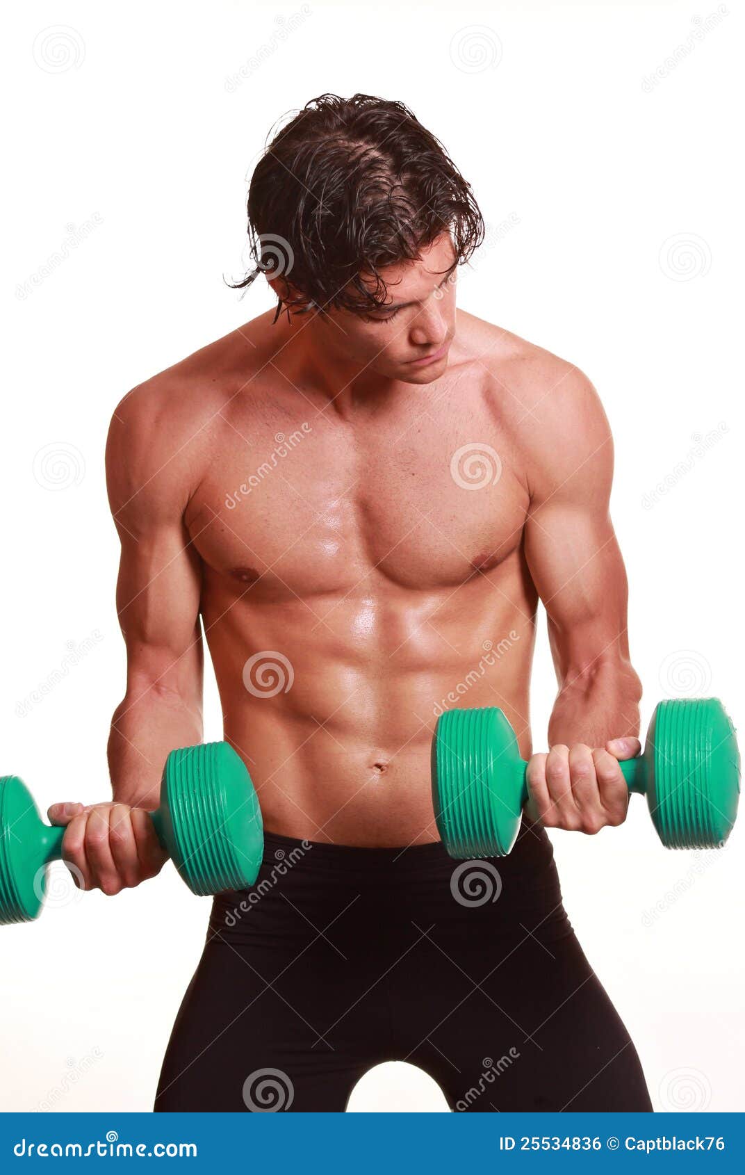 Attractive bodybuilder stock photo. Image of muscle, strong - 25534836