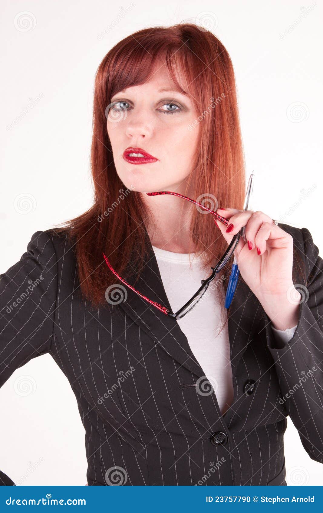 Attractive boss stock photo. Image of confident, secretary - 23757790