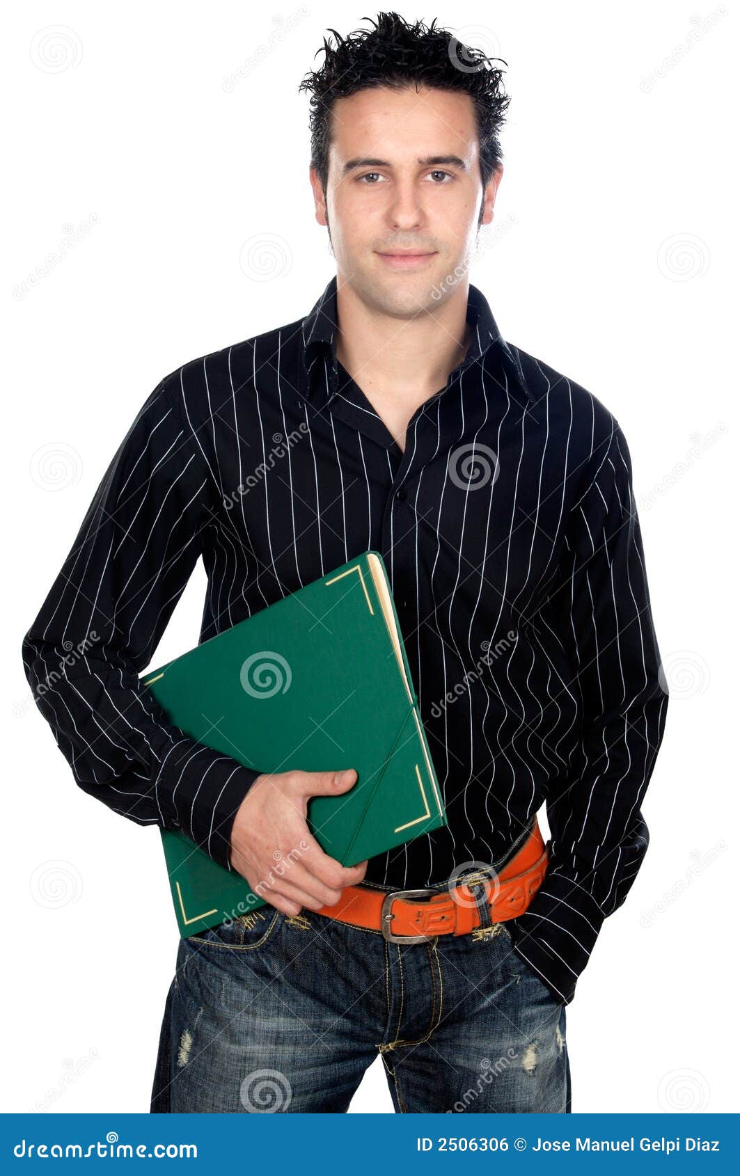 Attractive boy student stock photo. Image of male, isolated - 2506306