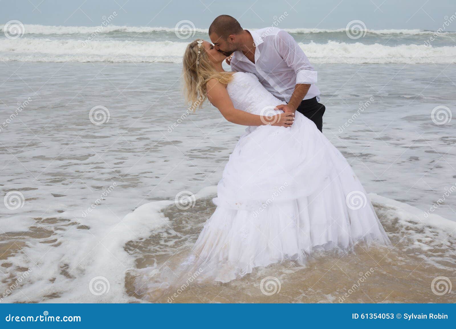 An Attractive Bride and Groom Getting Married Stock Image - Image of ...