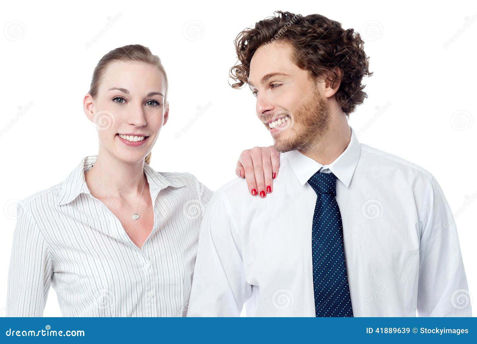 Attractive Business Colleagues Posing Stock Image - Image of smart ...