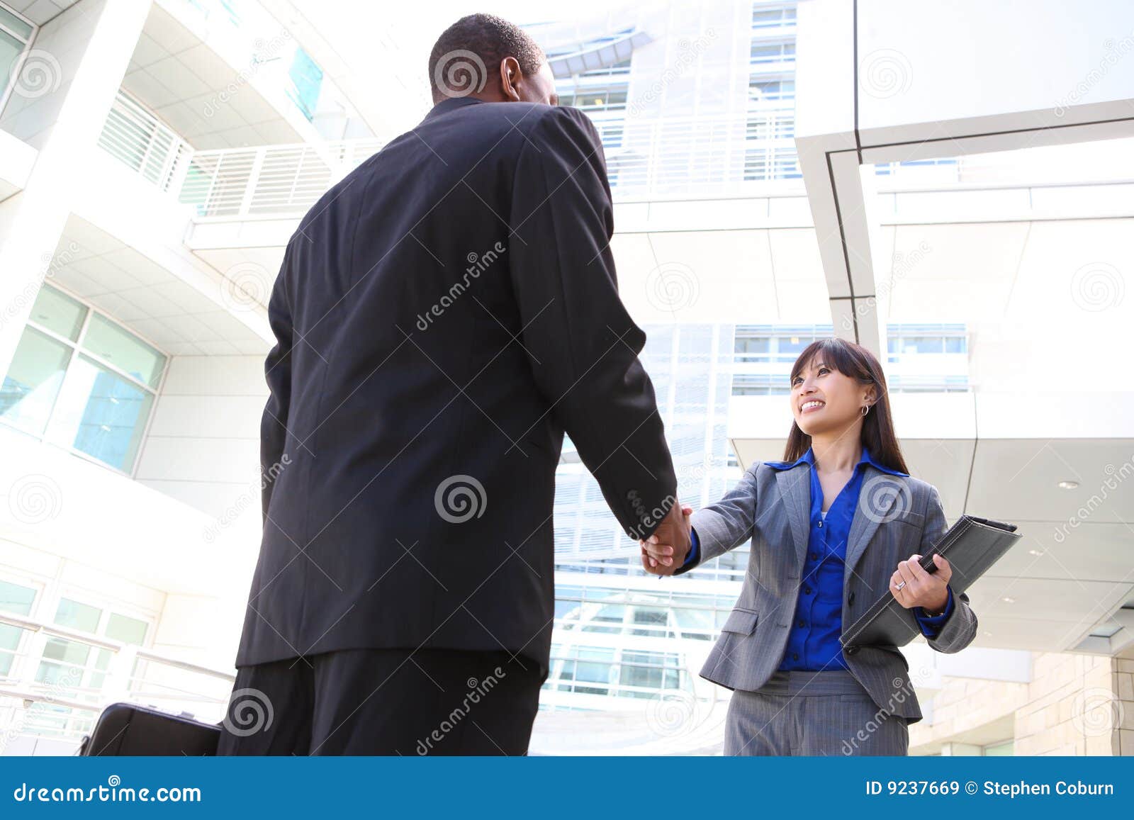 Attractive Business Team Handshake Stock Image - Image of corporate ...