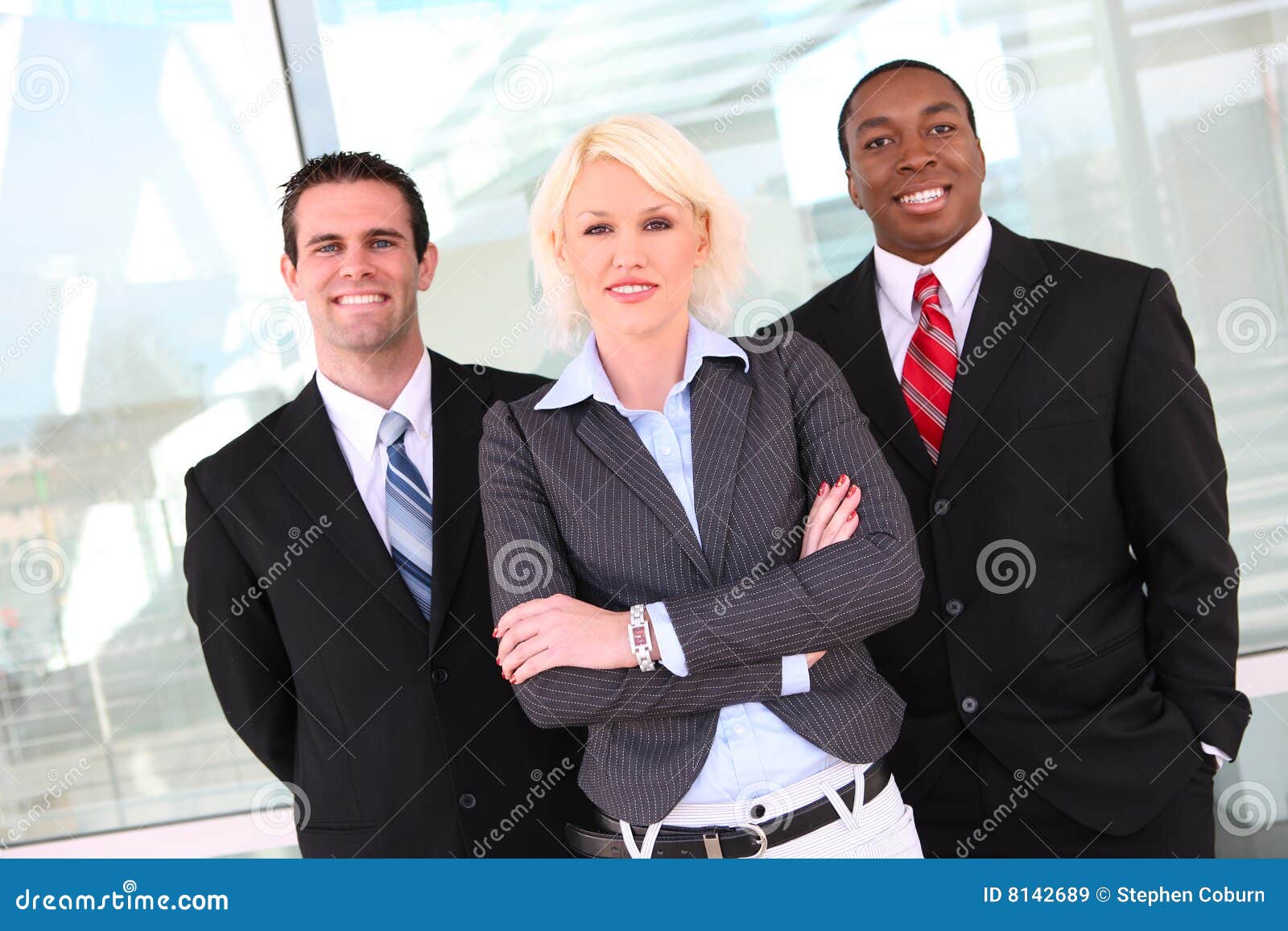 Attractive Business Team at Office Stock Image - Image of colleagues ...