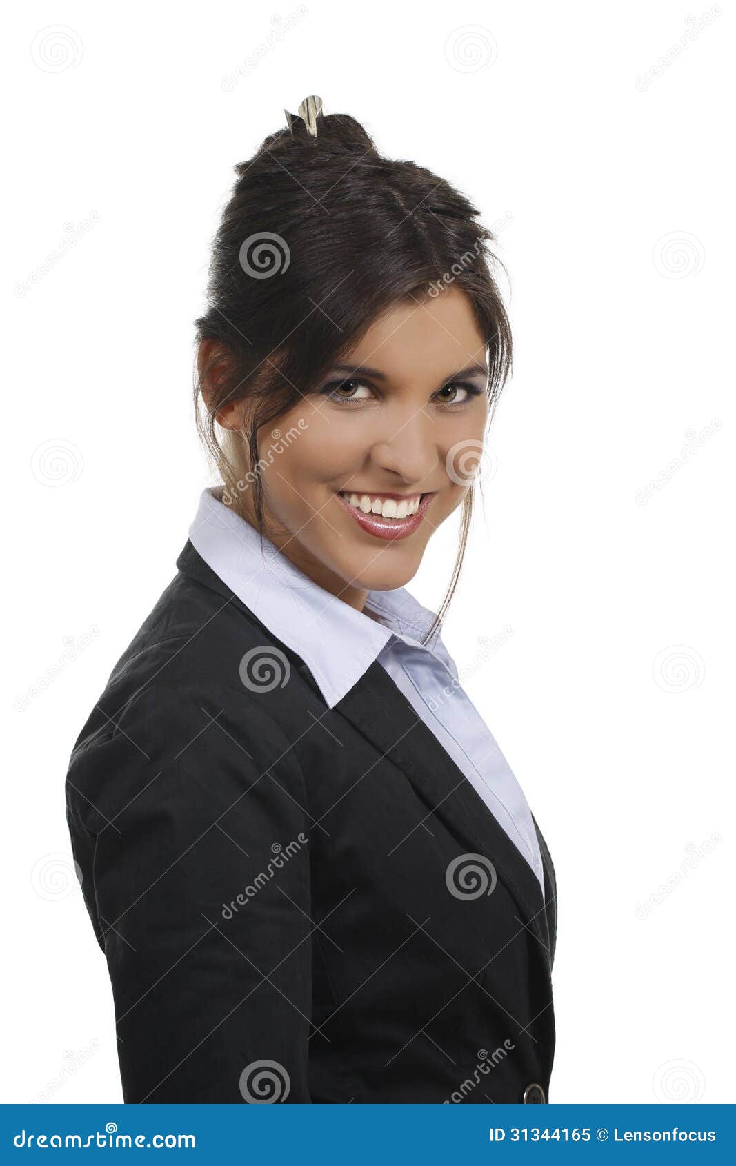 Attractive business woman stock image. Image of blazer - 31344165