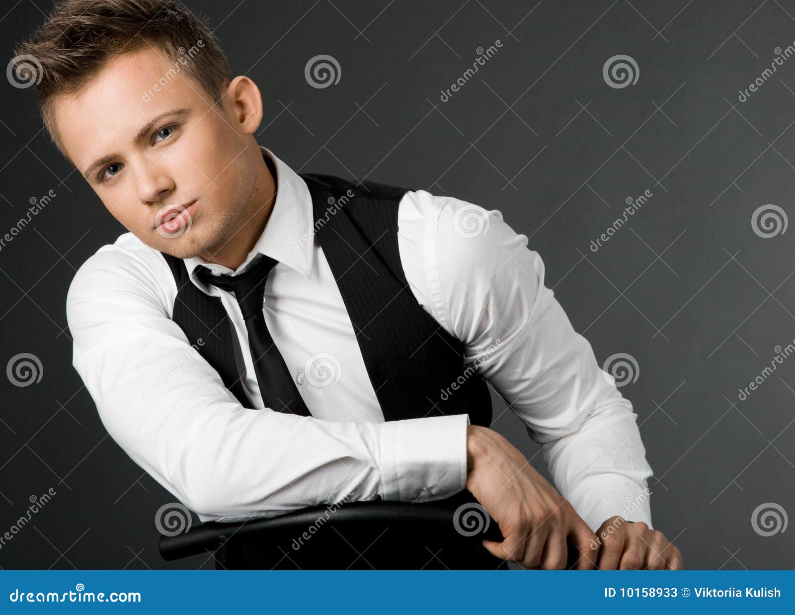 Attractive businessman stock image. Image of business - 10158933