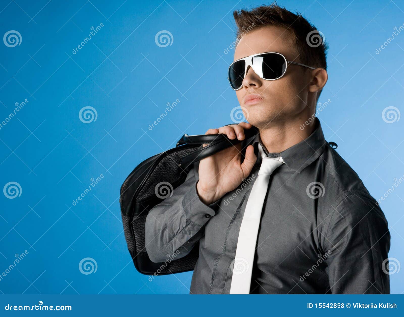 Attractive businessman stock photo. Image of fashion - 15542858