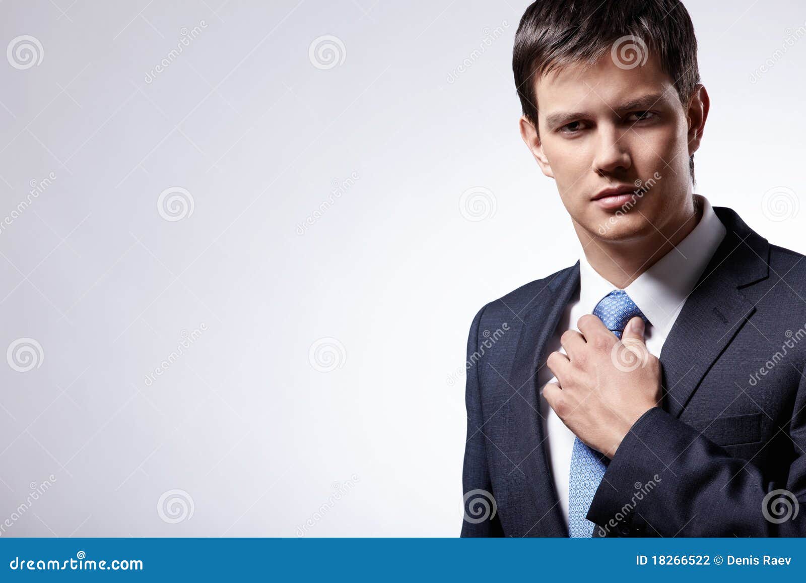 Attractive businessman stock photo. Image of portrait - 18266522