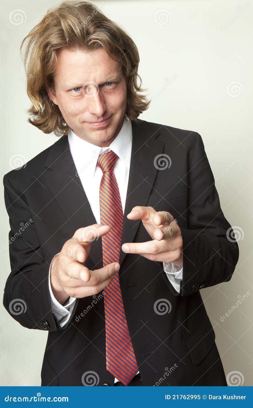 Attractive Businessman stock image. Image of expression - 21762995