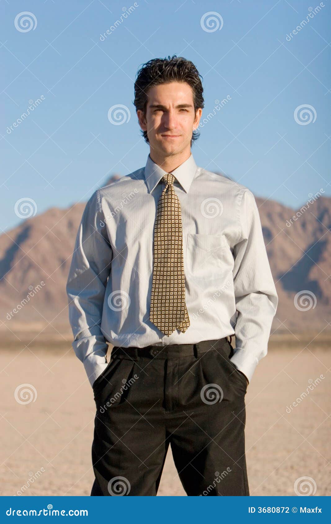 Attractive businessman stock photo. Image of handsome - 3680872