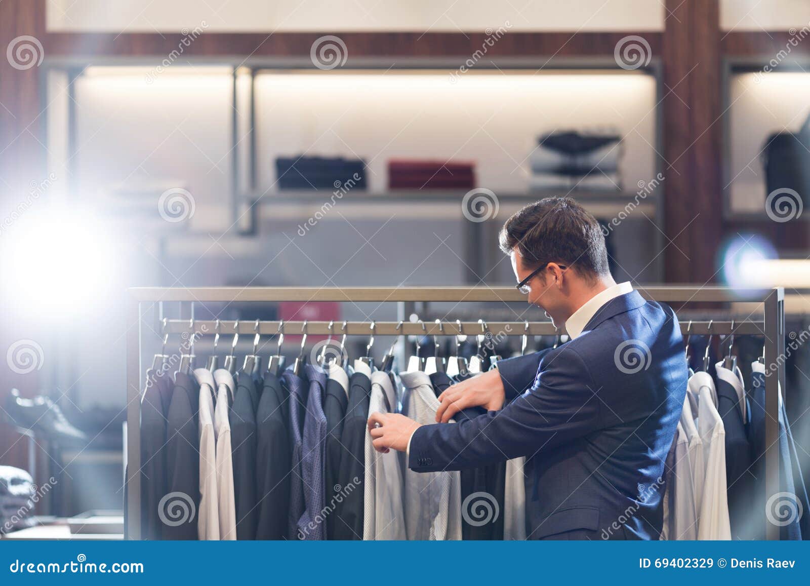 Attractive businessman stock image. Image of shop, businessman - 69402329