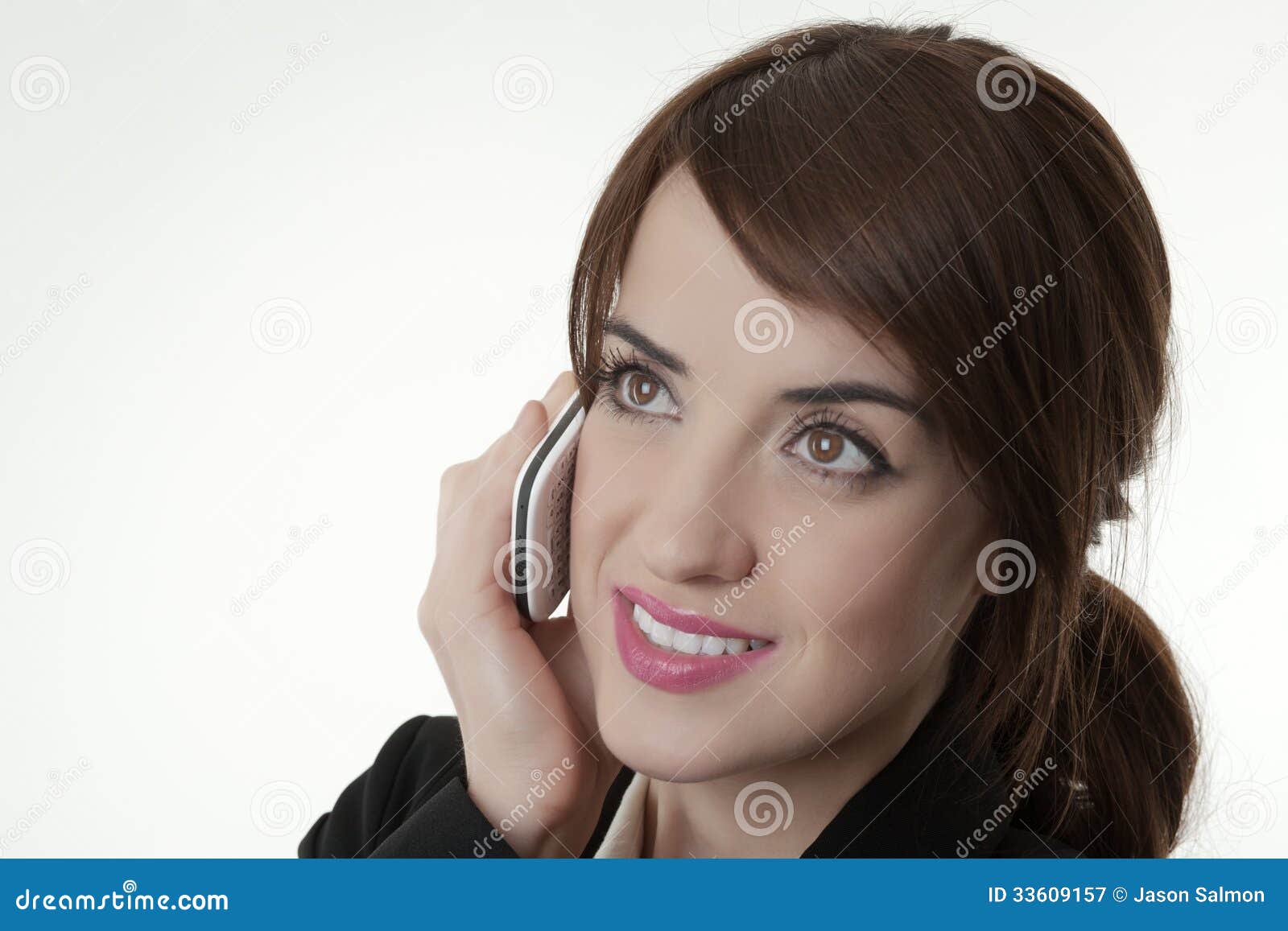 Attractive Businesswoman Stock Image Image Of Communication 33609157