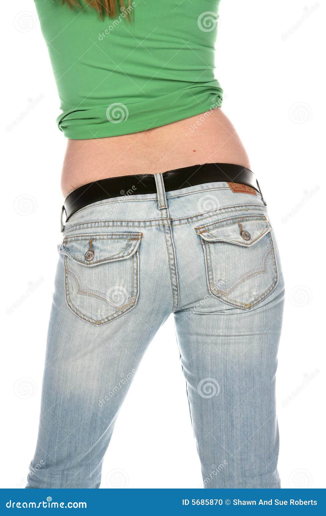 Attractive from behind stock photo. Image of tush, view - 5685870