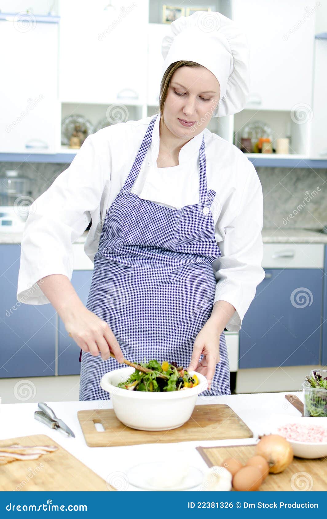 Attractive chief cook stock photo. Image of handsome - 22381326