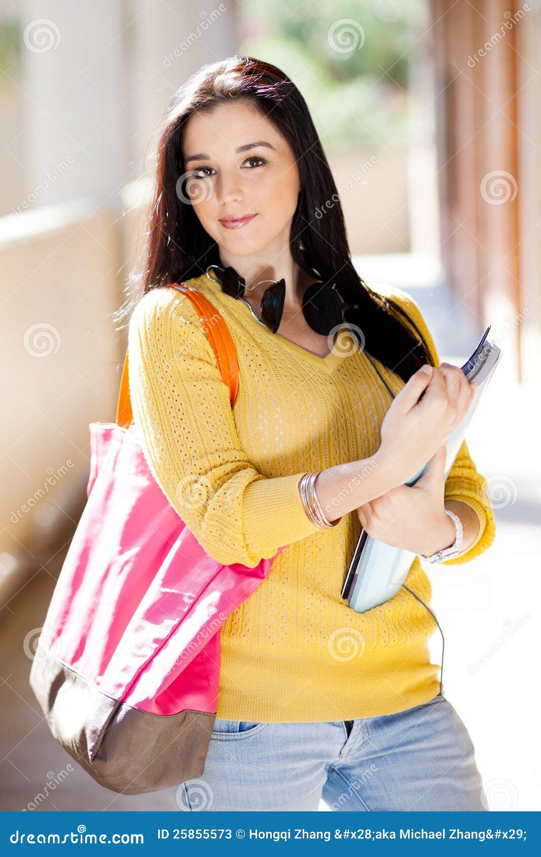 Attractive college student stock image. Image of adult - 25855573