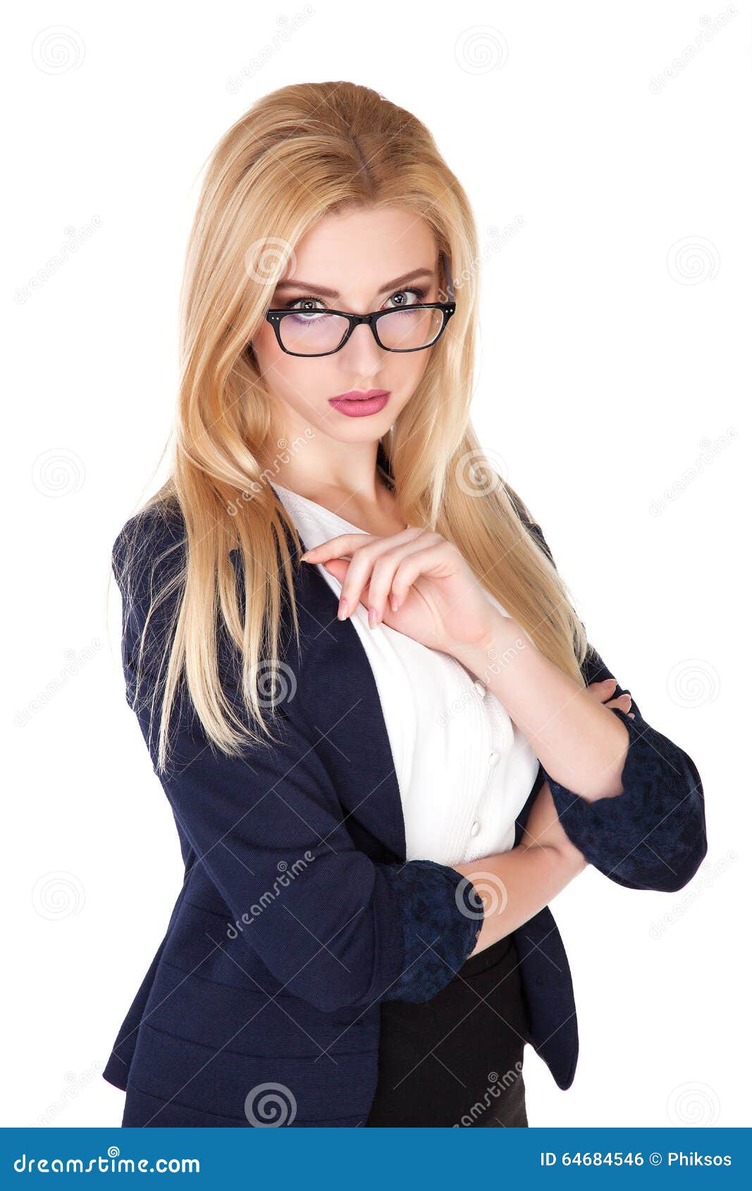 Attractive Confident Businesswoman With Her Arms Crossed Stock Image