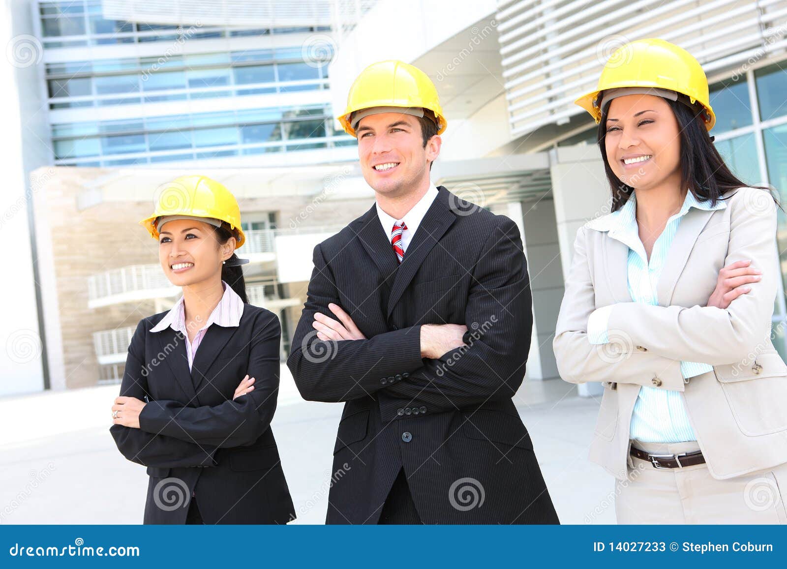 Attractive Construction Team Stock Image - Image of architect, designer ...