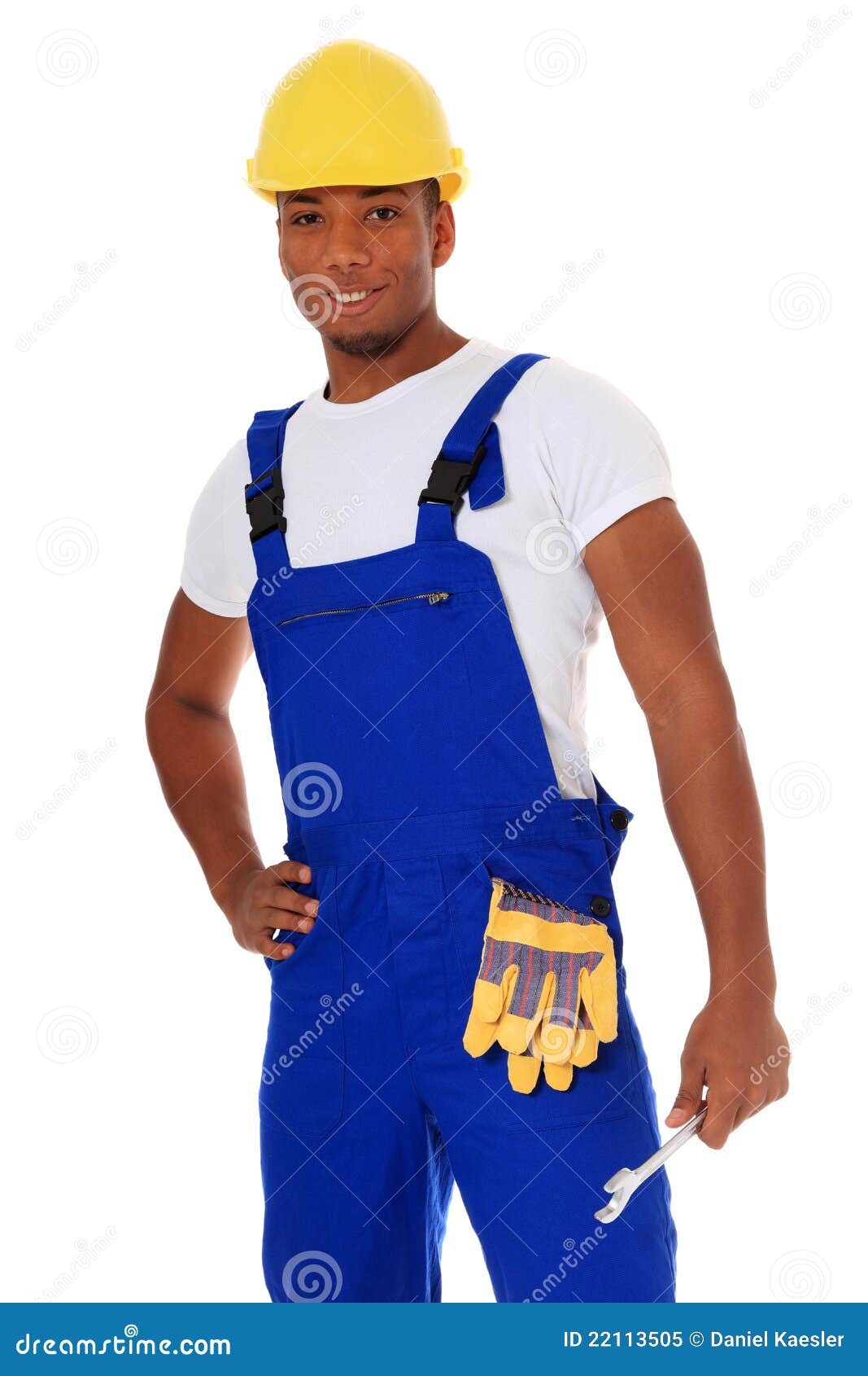 Attractive Construction Worker Stock Image - Image of male, attractive ...