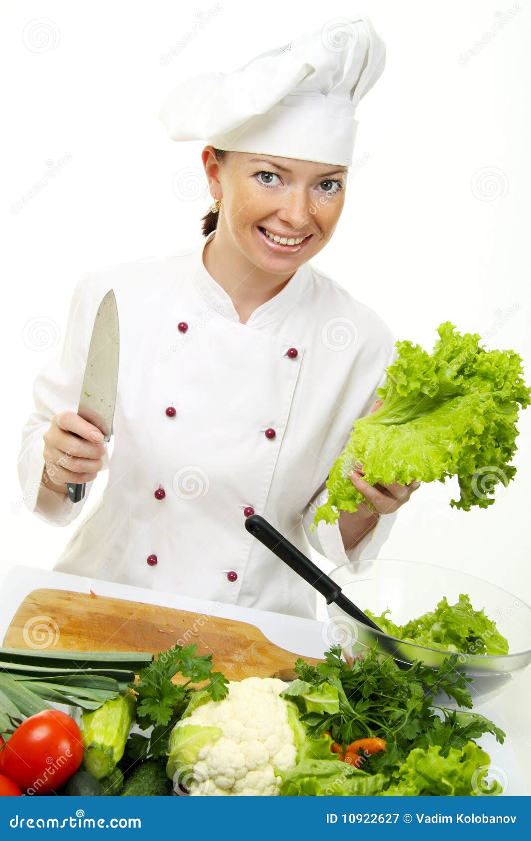 Attractive cook woman stock image. Image of culinary - 10922627