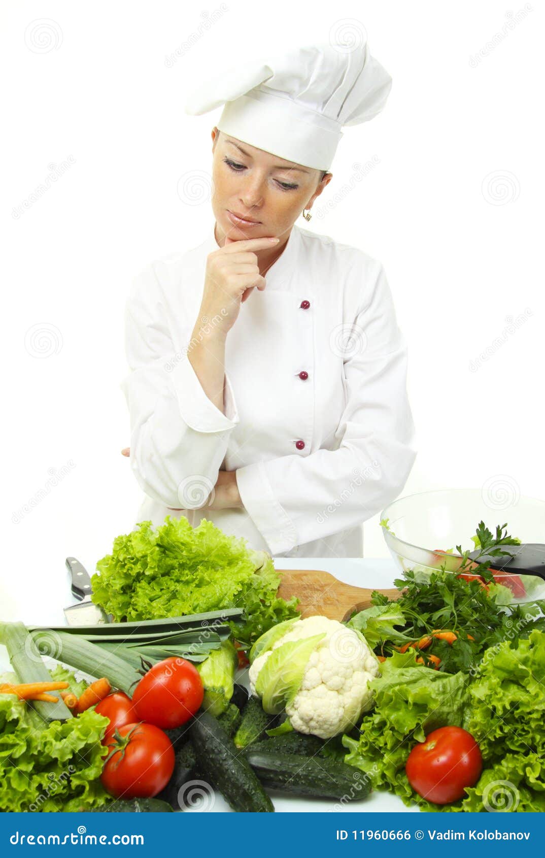 Attractive cook woman stock photo. Image of flavorful - 11960666
