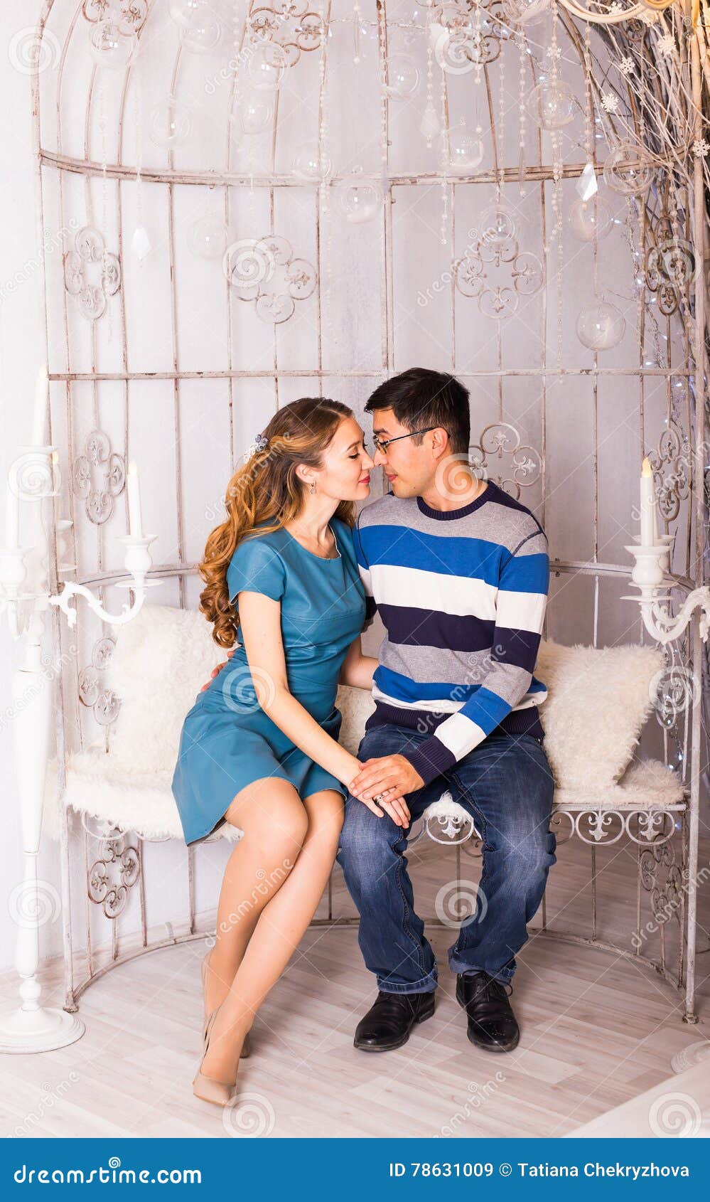 Attractive couple cuddling stock image. Image of glamour - 78631009
